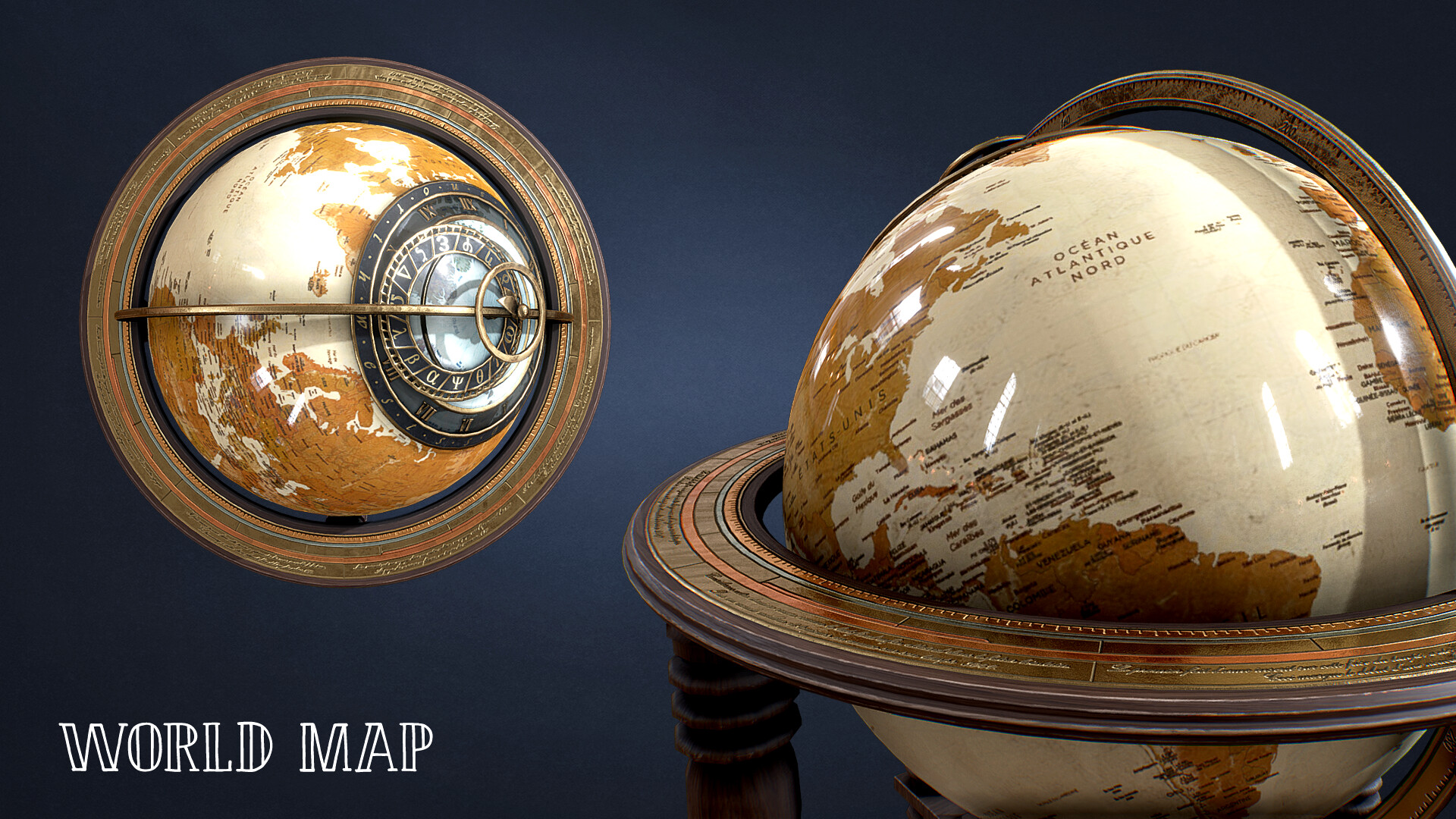 Victorian World Map by julien DESWARTE — ProUser.Me