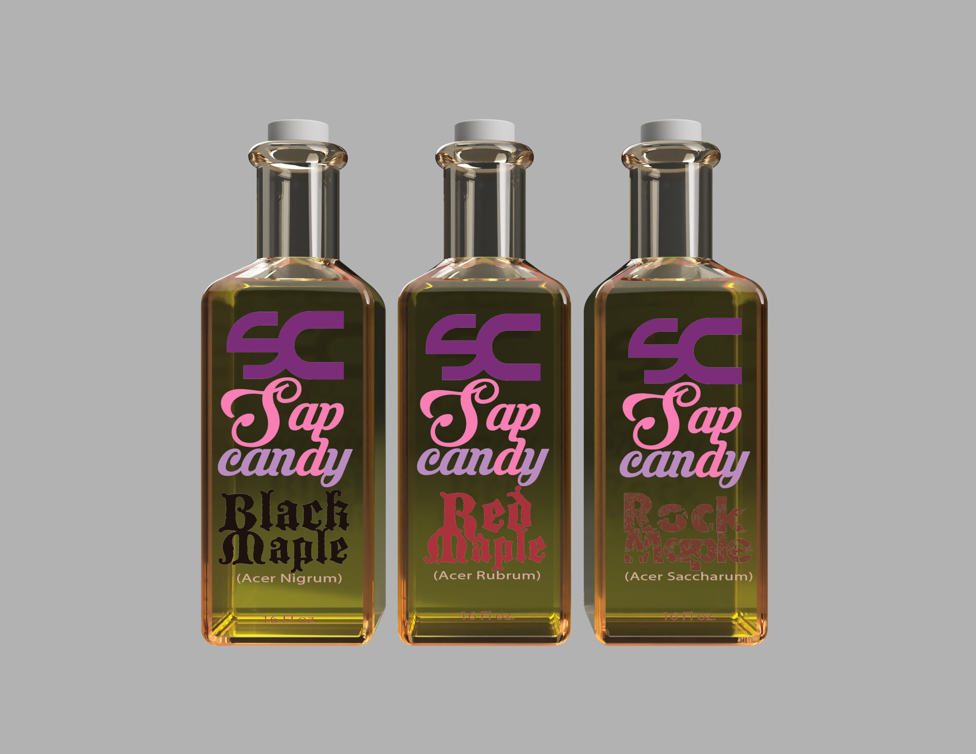 ArtStation - Sap Candy Bottle Brand