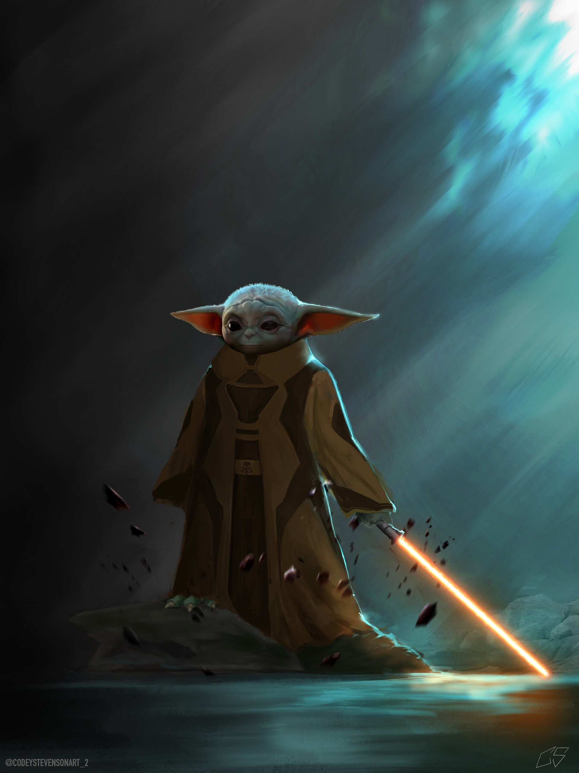 ArtStation - Teenage Grogu Concept Art