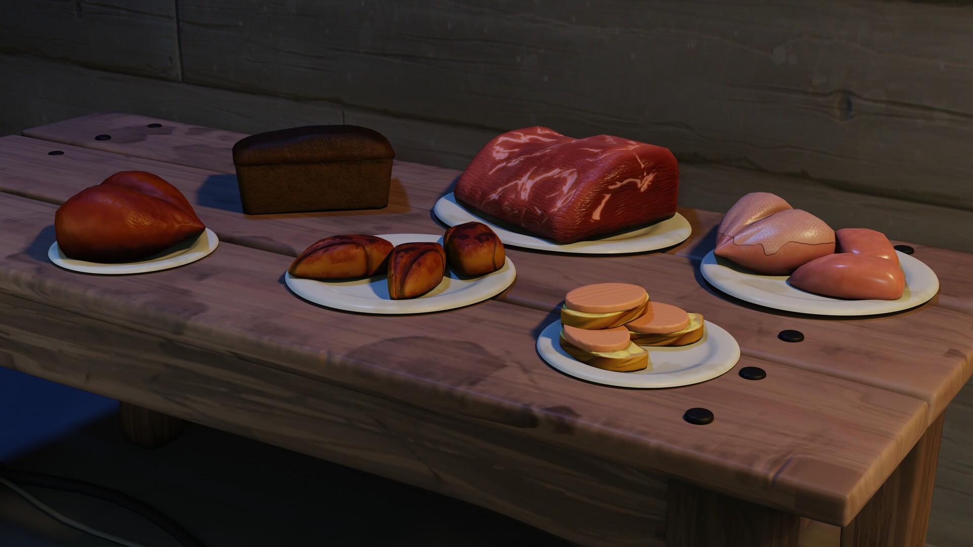 ArtStation - Meat and bread