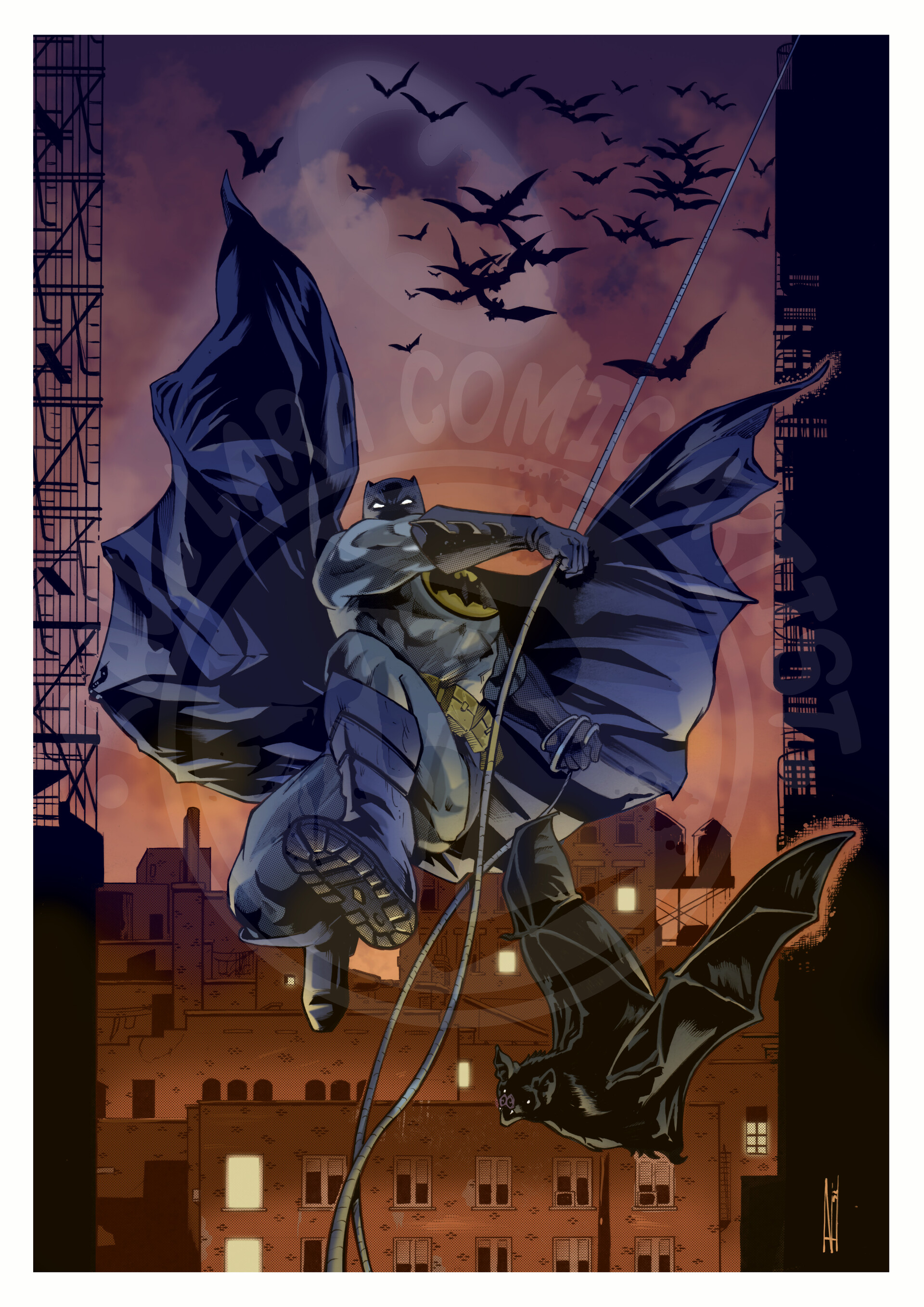 ArtStation - THE DARK KNIGHT FIRE