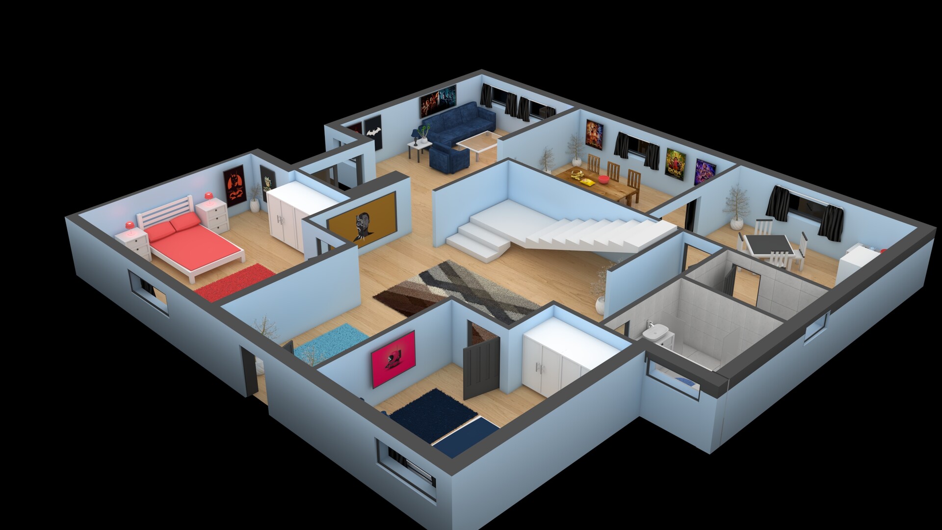 ArtStation - FLOOR PLAN