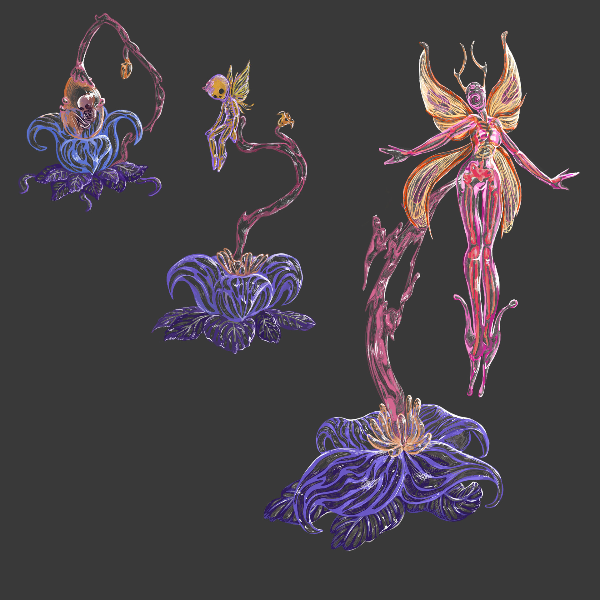 ArtStation - Elementary character design ALL FORMS