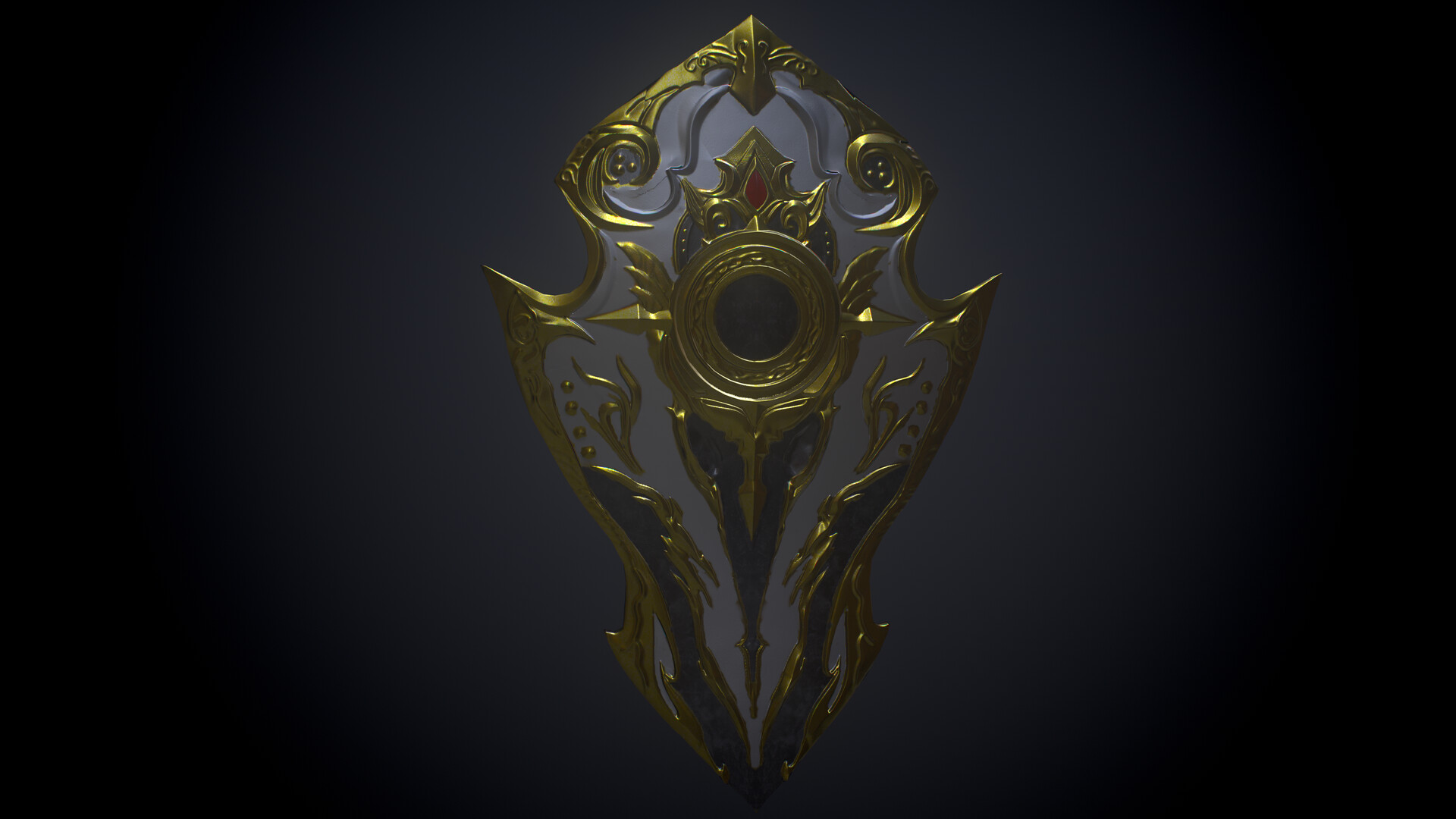 ArtStation - golden shield
