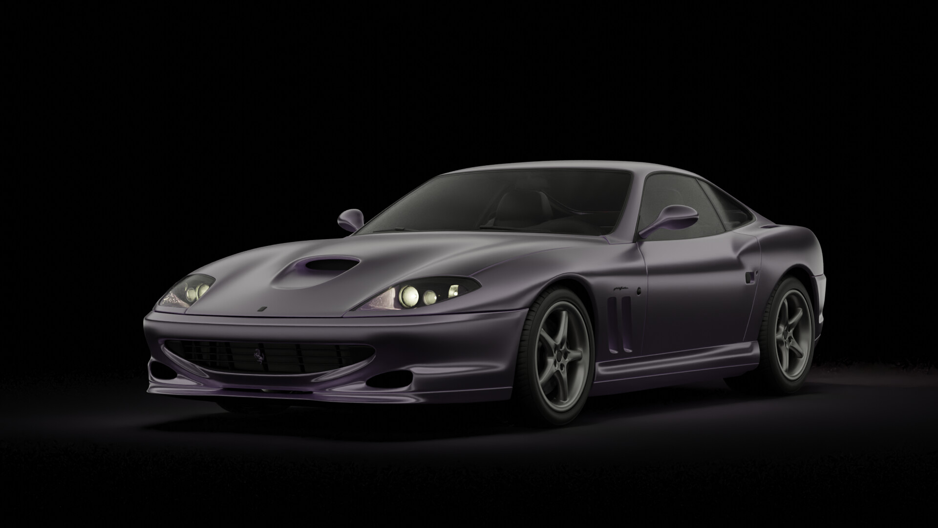 ArtStation - Ferrari 550 Maranello 3D render