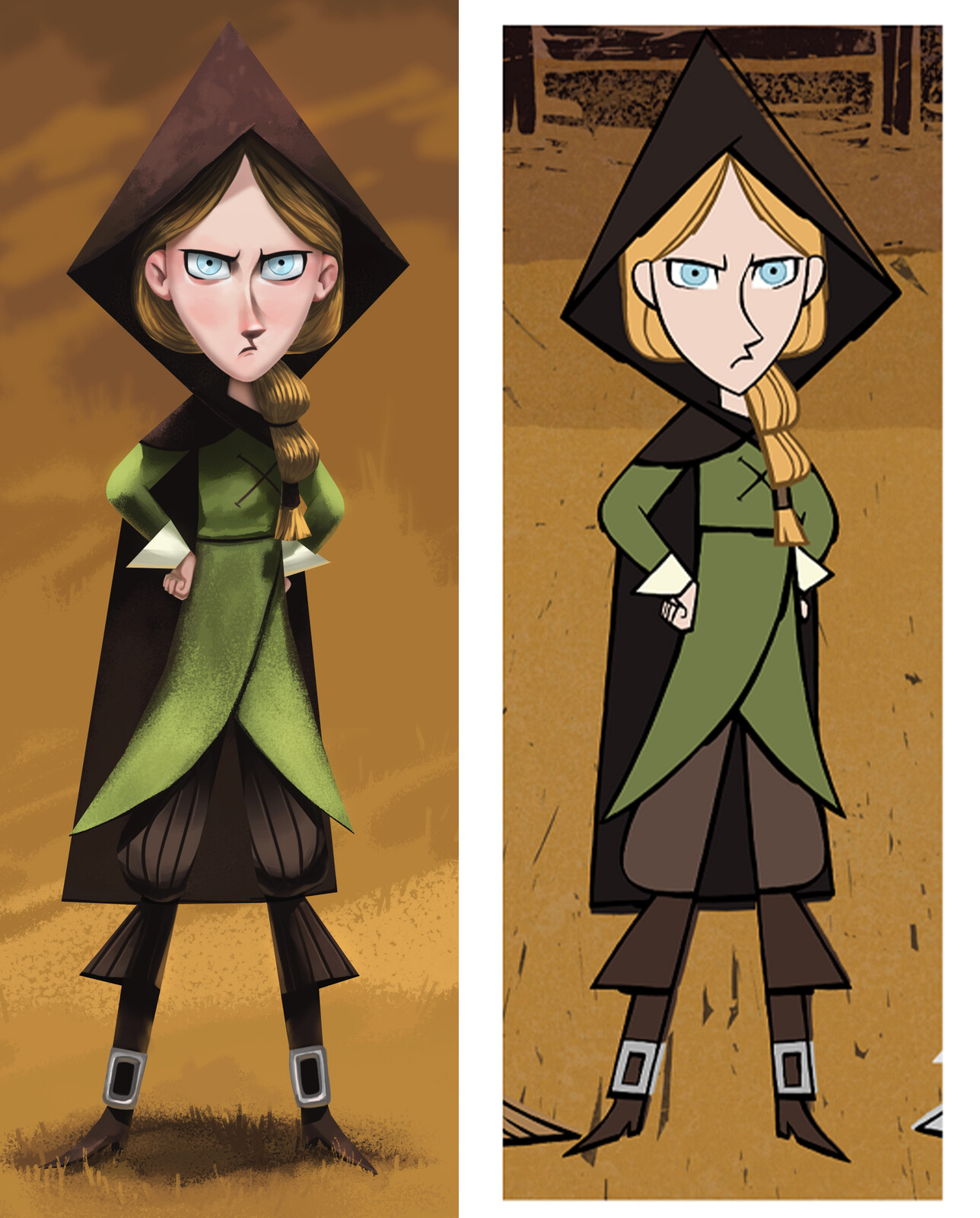 Mahdi Motazedi - Robyn (Wolfwalkers Animation) Fanart