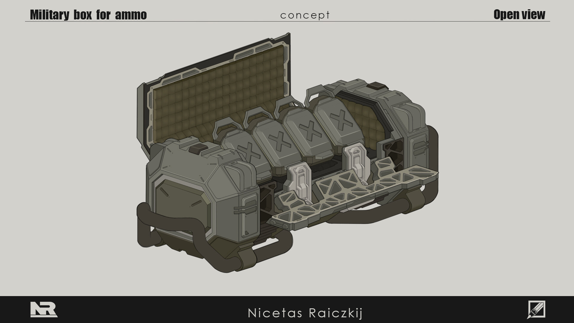 ArtStation - Concept – Military box for ammo
