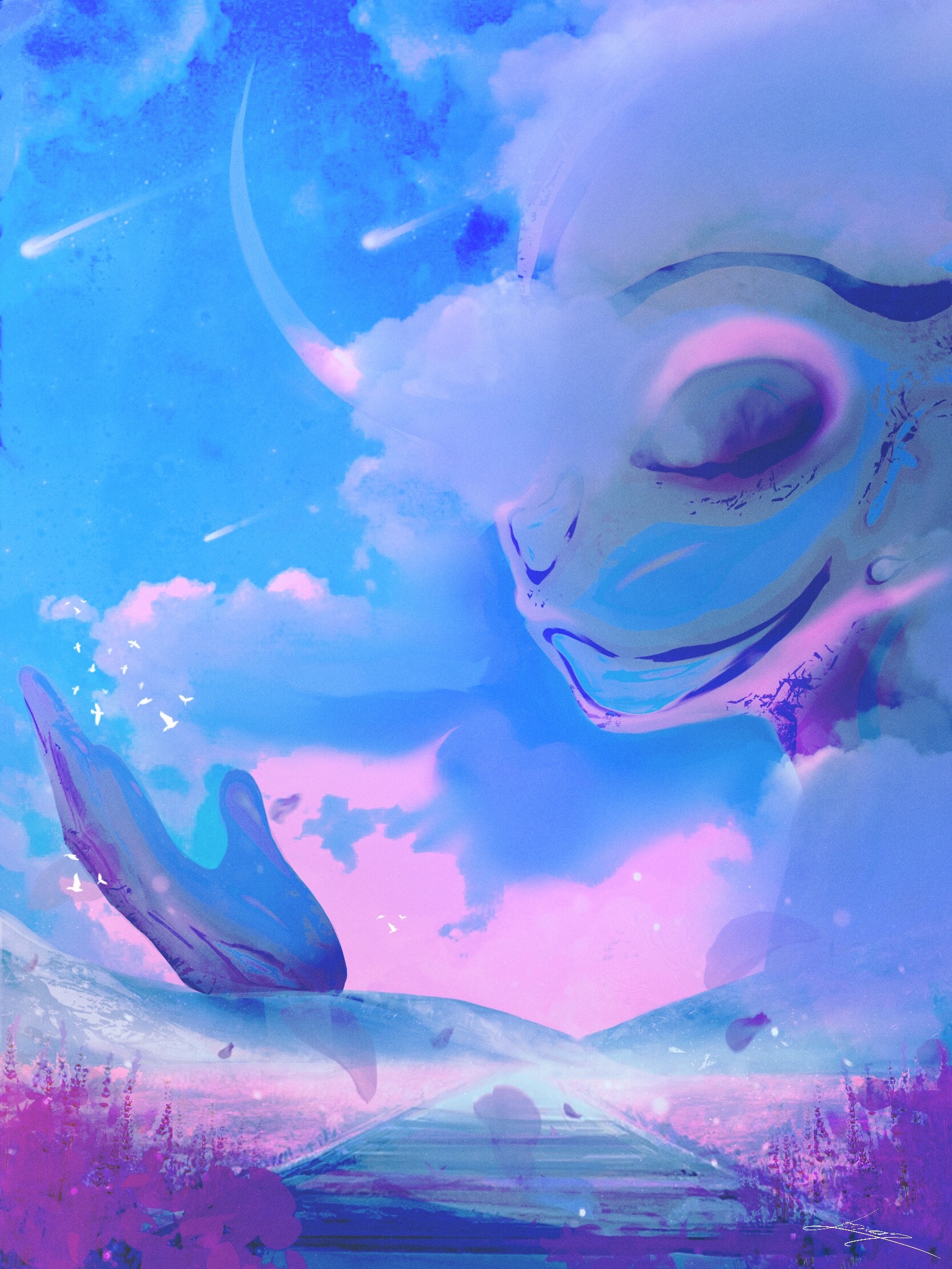 ArtStation - Environment Art Study #2 (of a Painting by Rossdraws ...