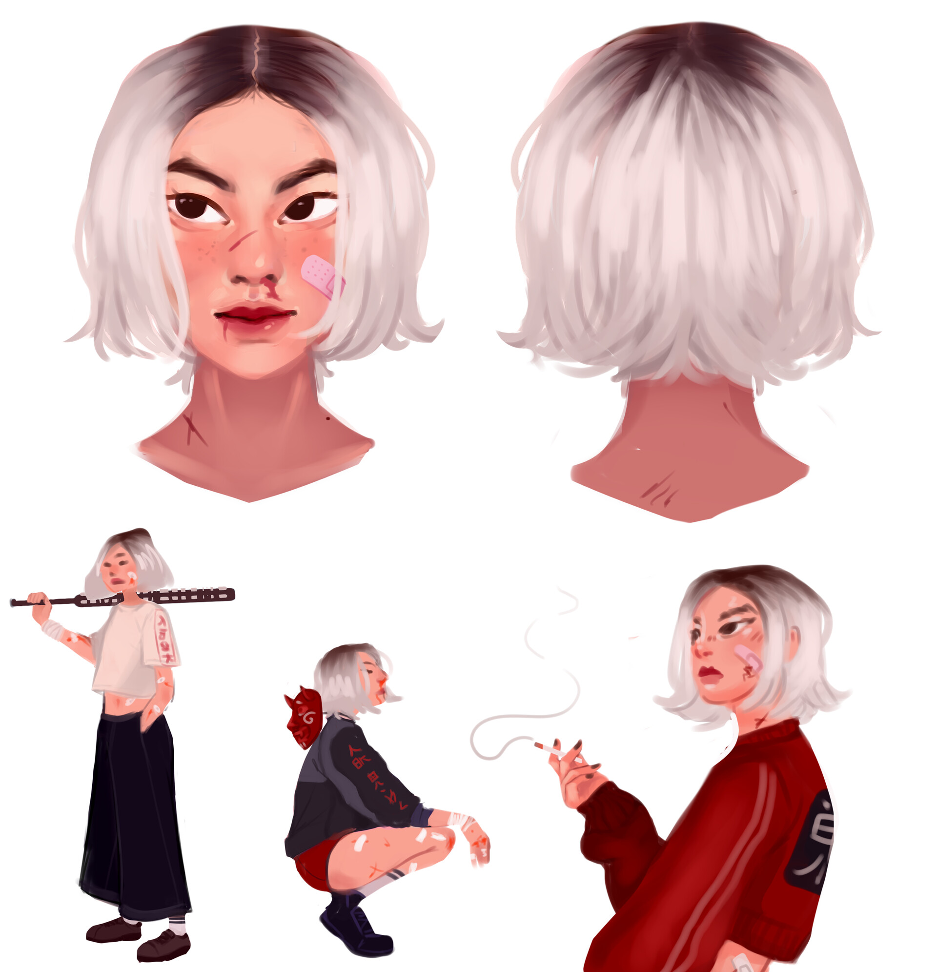 ArtStation - Concept Art: Akane Character Studies