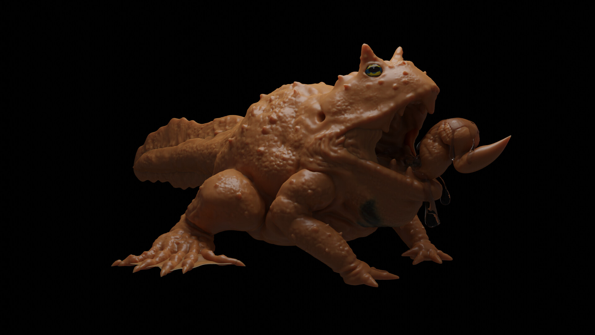 ArtStation - Frog Creature Sculpt