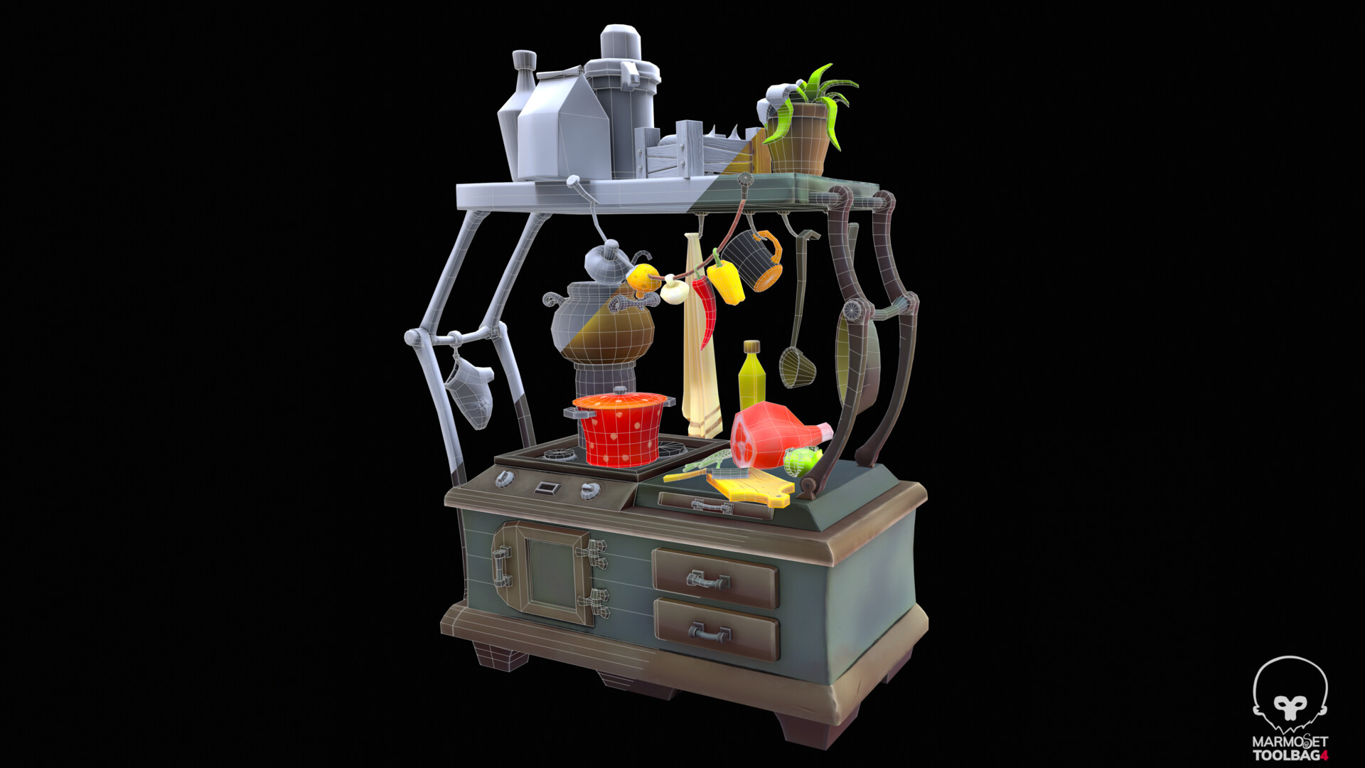 ArtStation - Kitchen Props