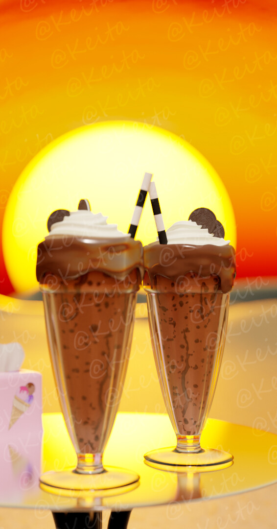 ArtStation - Oreo MilkShake