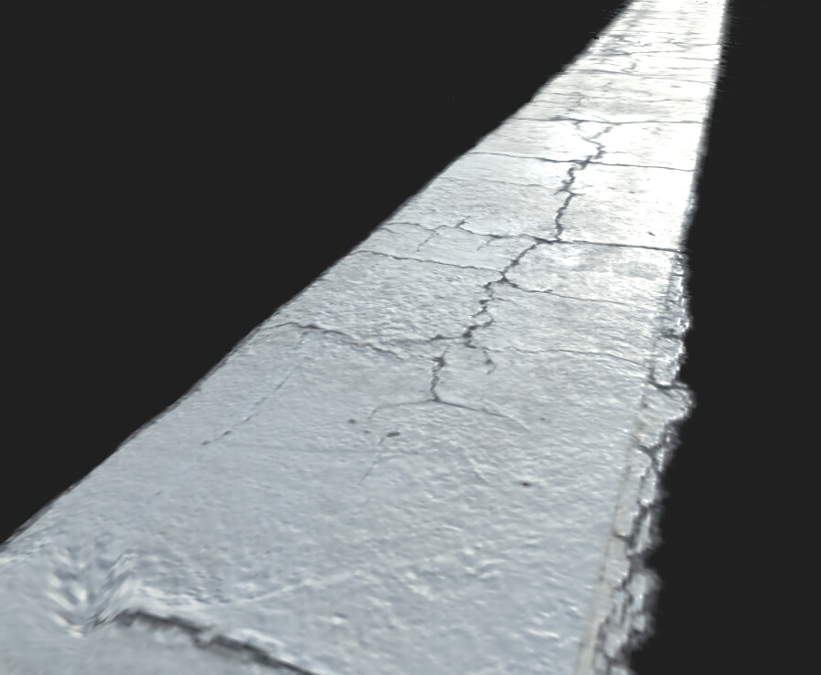 ArtStation - White Road Paint Line