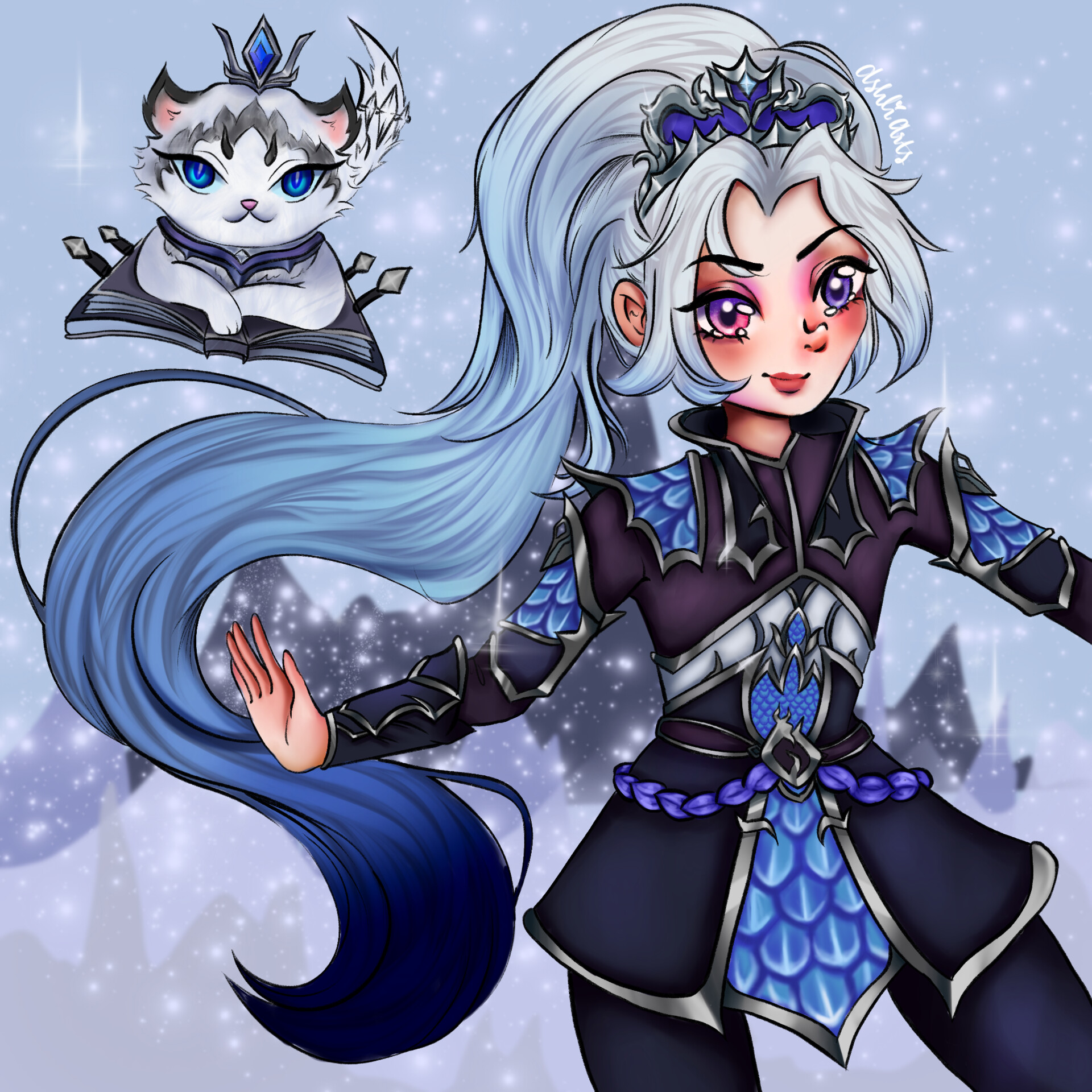 Ashley Cheung - EDG Zoe and Yuumi Fanart