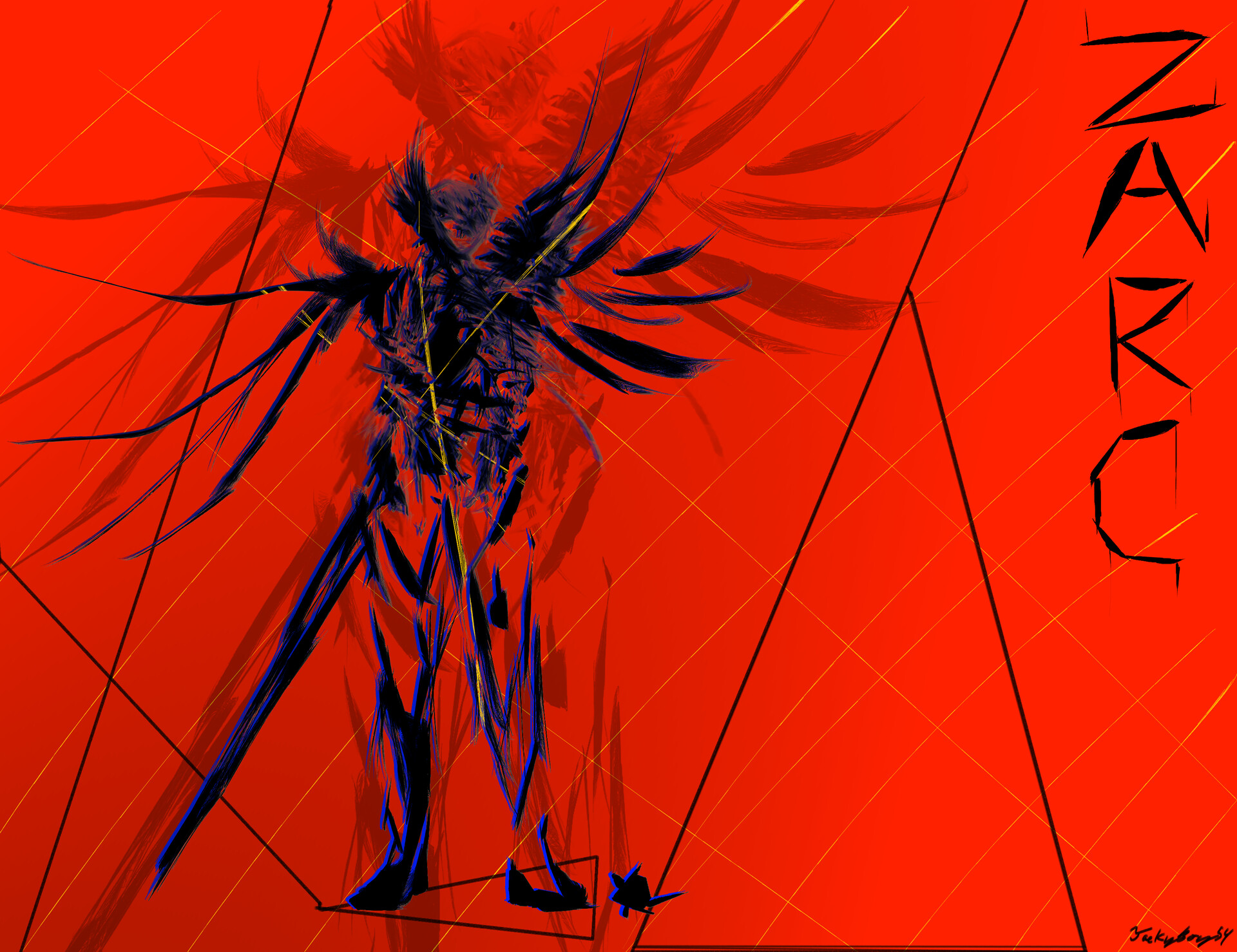 ArtStation - ZARC: /Code: Blitzroma (Character Concept)