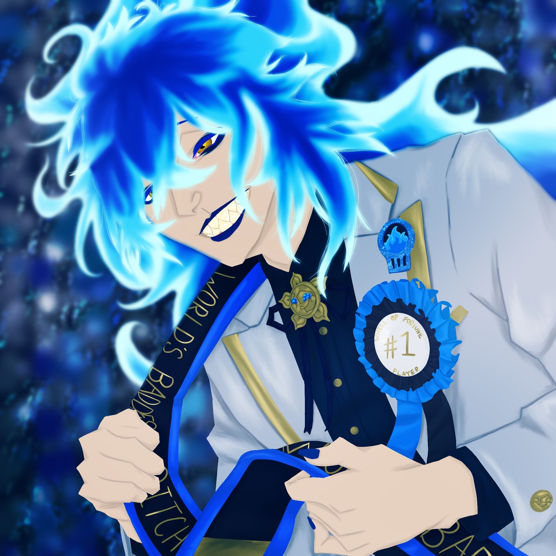 ArtStation - Event Cards for Riddle, Idia and Leona