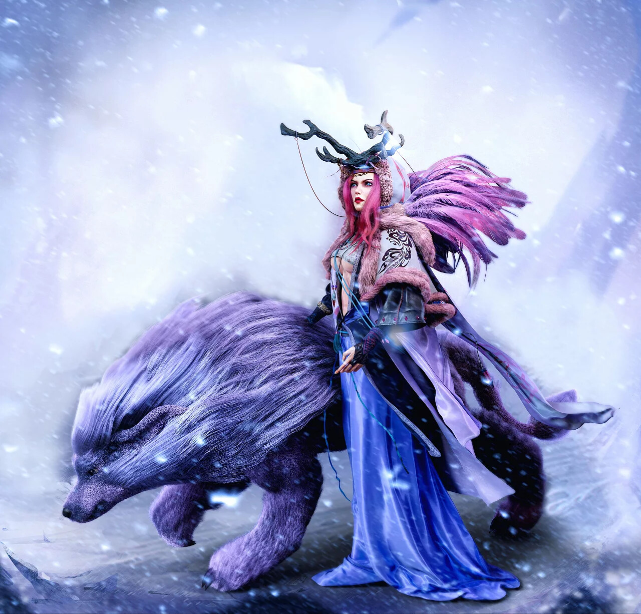 巧课力 CGmomo - 【学生作品】李柏岑 --《Diana》