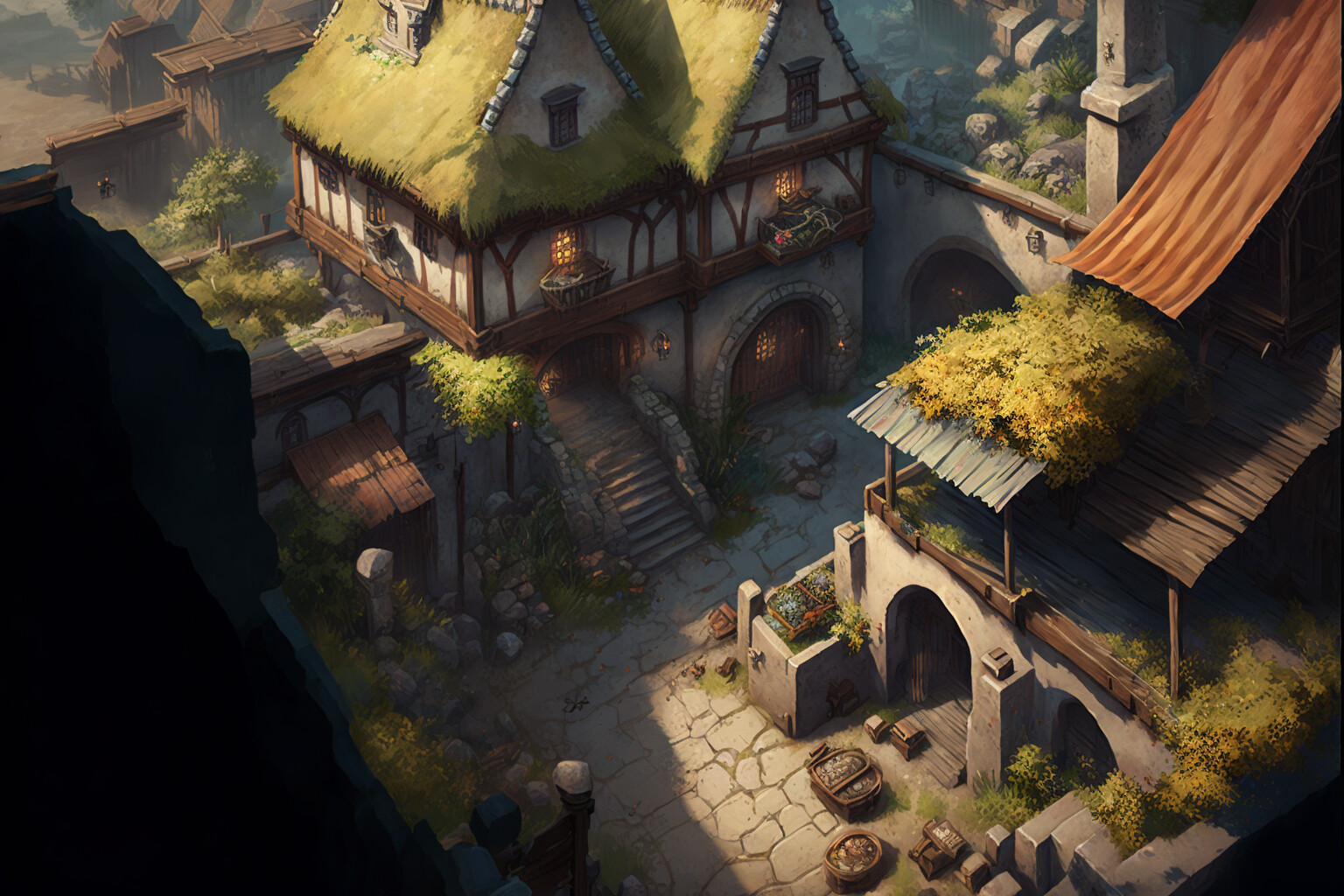 ArtStation - Stylized Villages