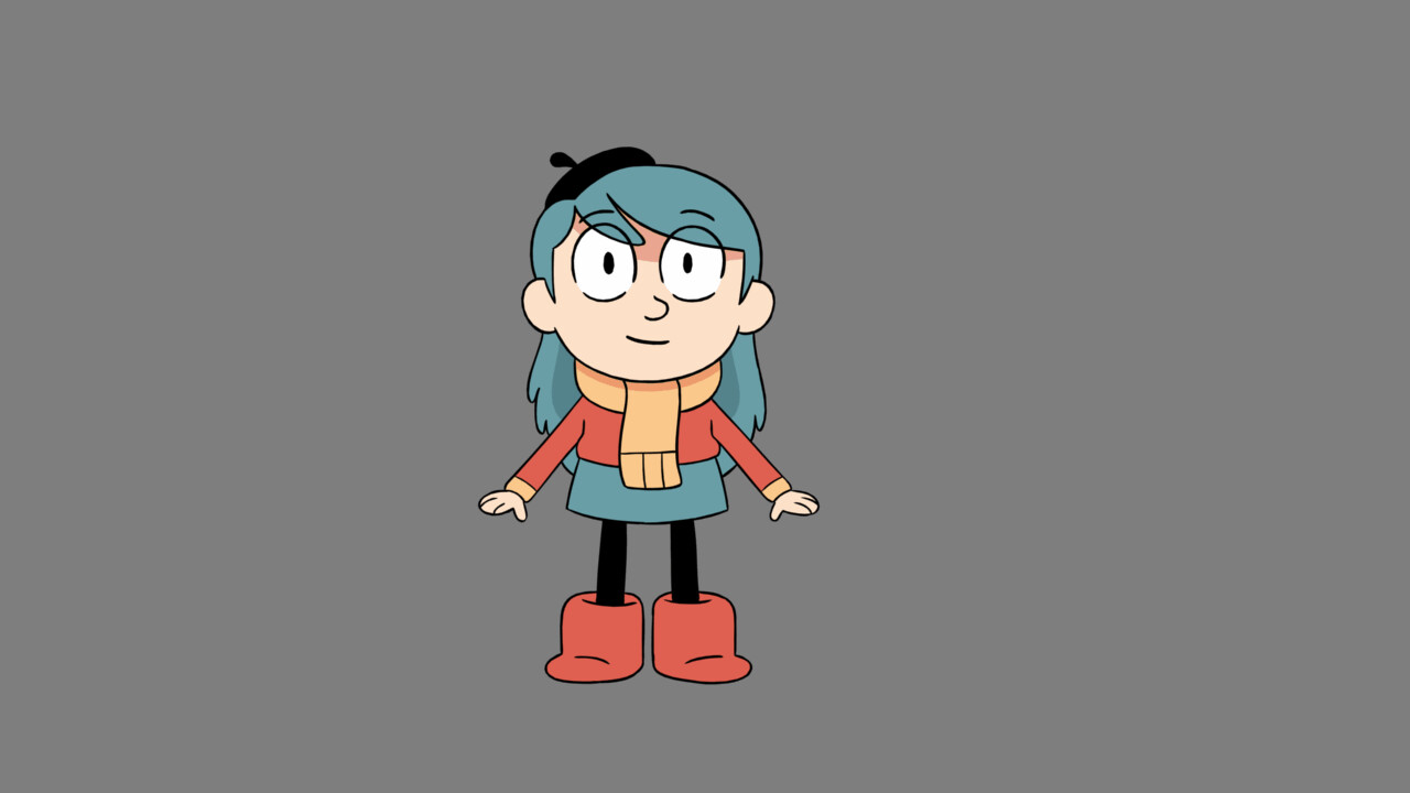 ArtStation - Hilda Turnaround (GIF)