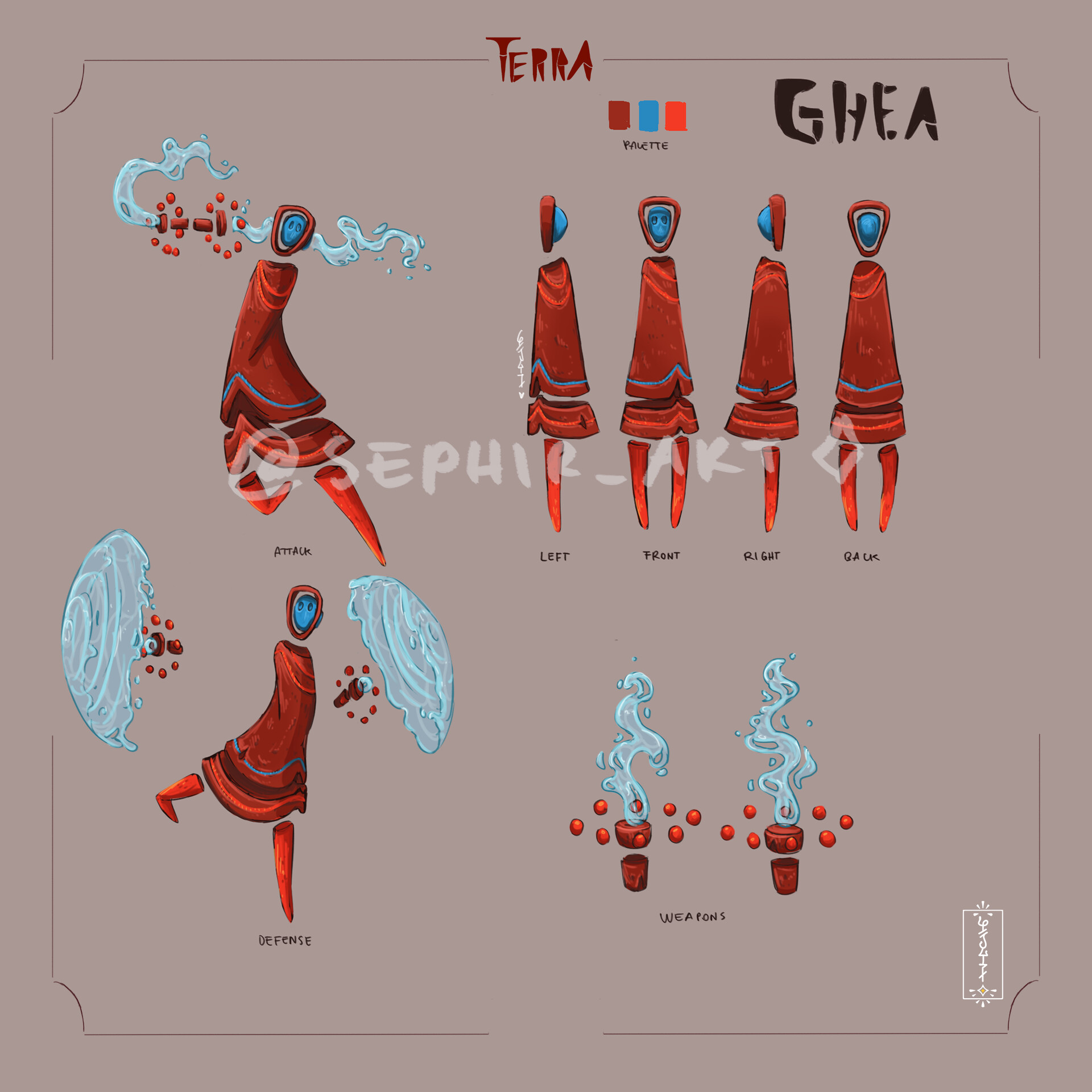 Seph - Ghea - Character Concept Art