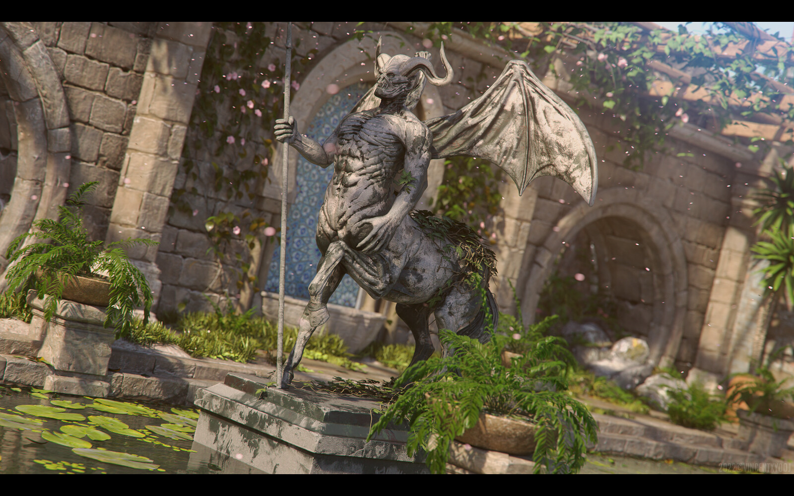 ArtStation - Centaur Statue by White Fang