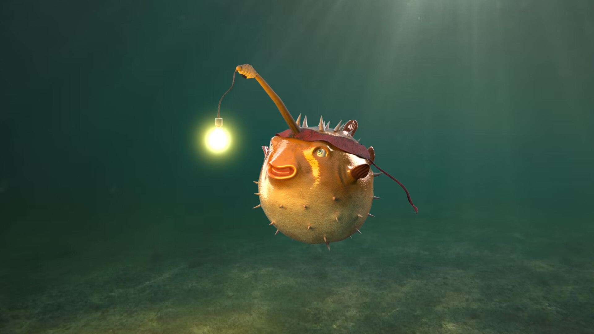ArtStation - Cute Pufferfish Angelo