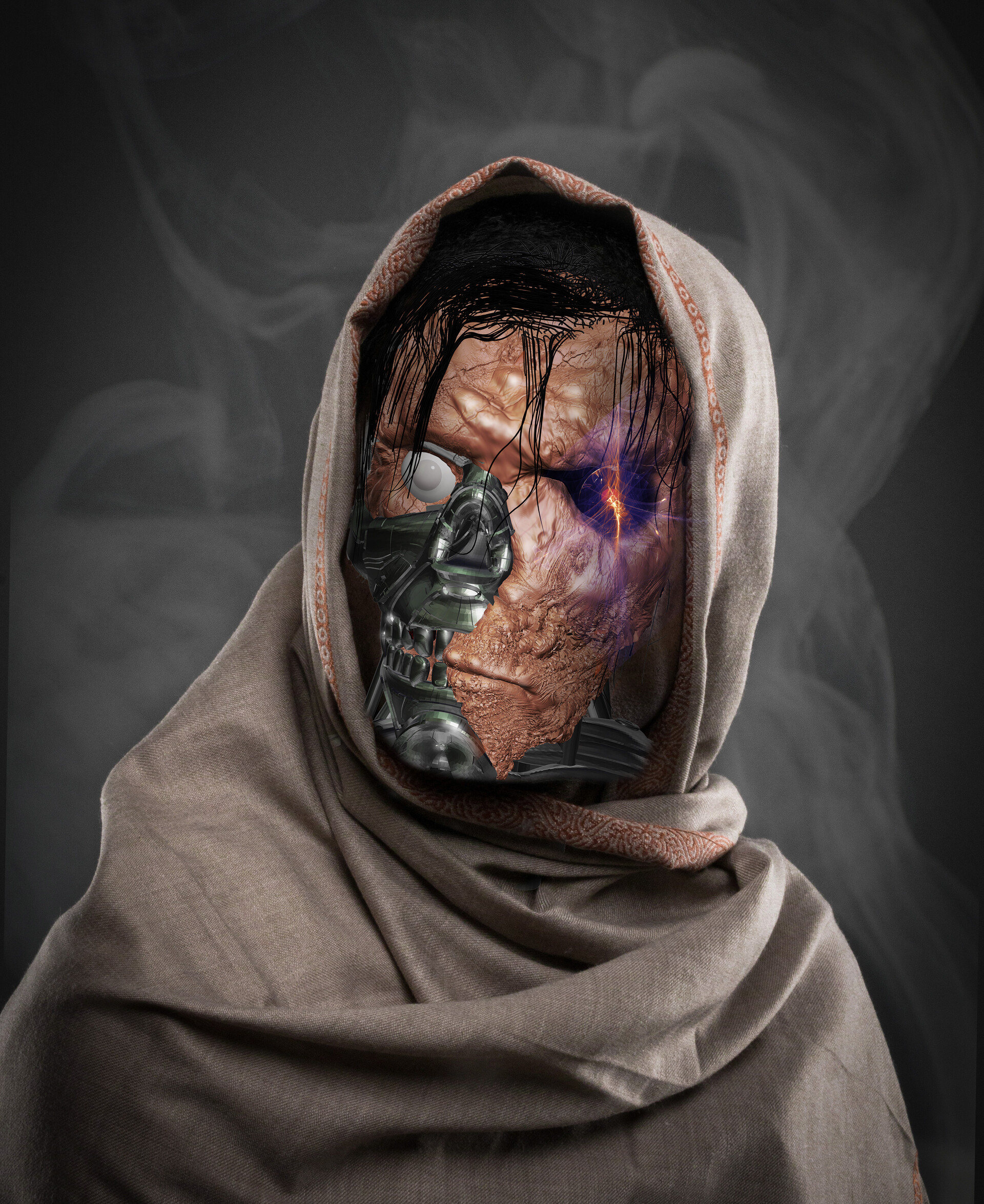 ArtStation - Old cyborg