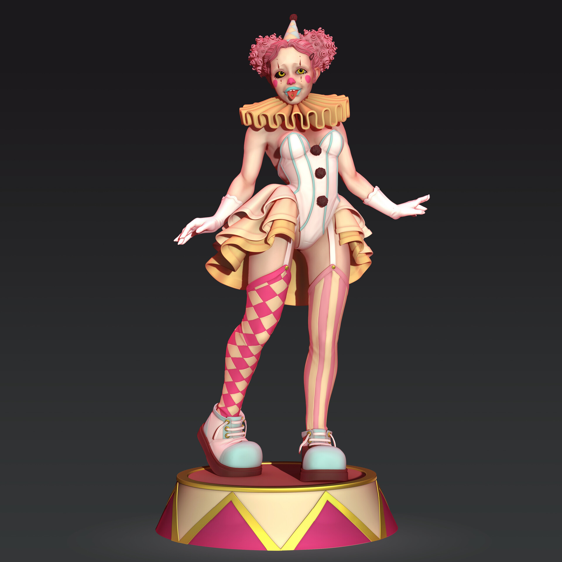 ArtStation - Clown girl
