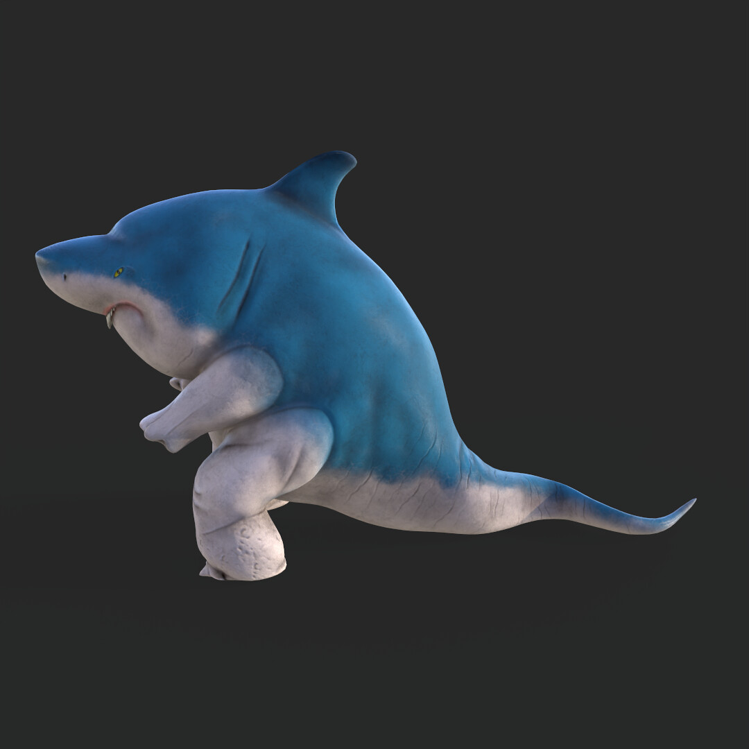 ArtStation - Shark Man