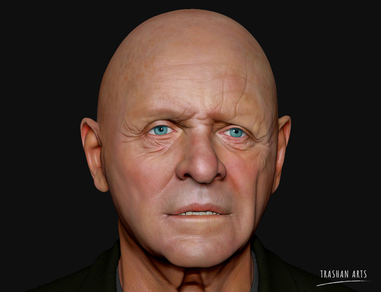 ArtStation - Anthony Hopkins Likeness