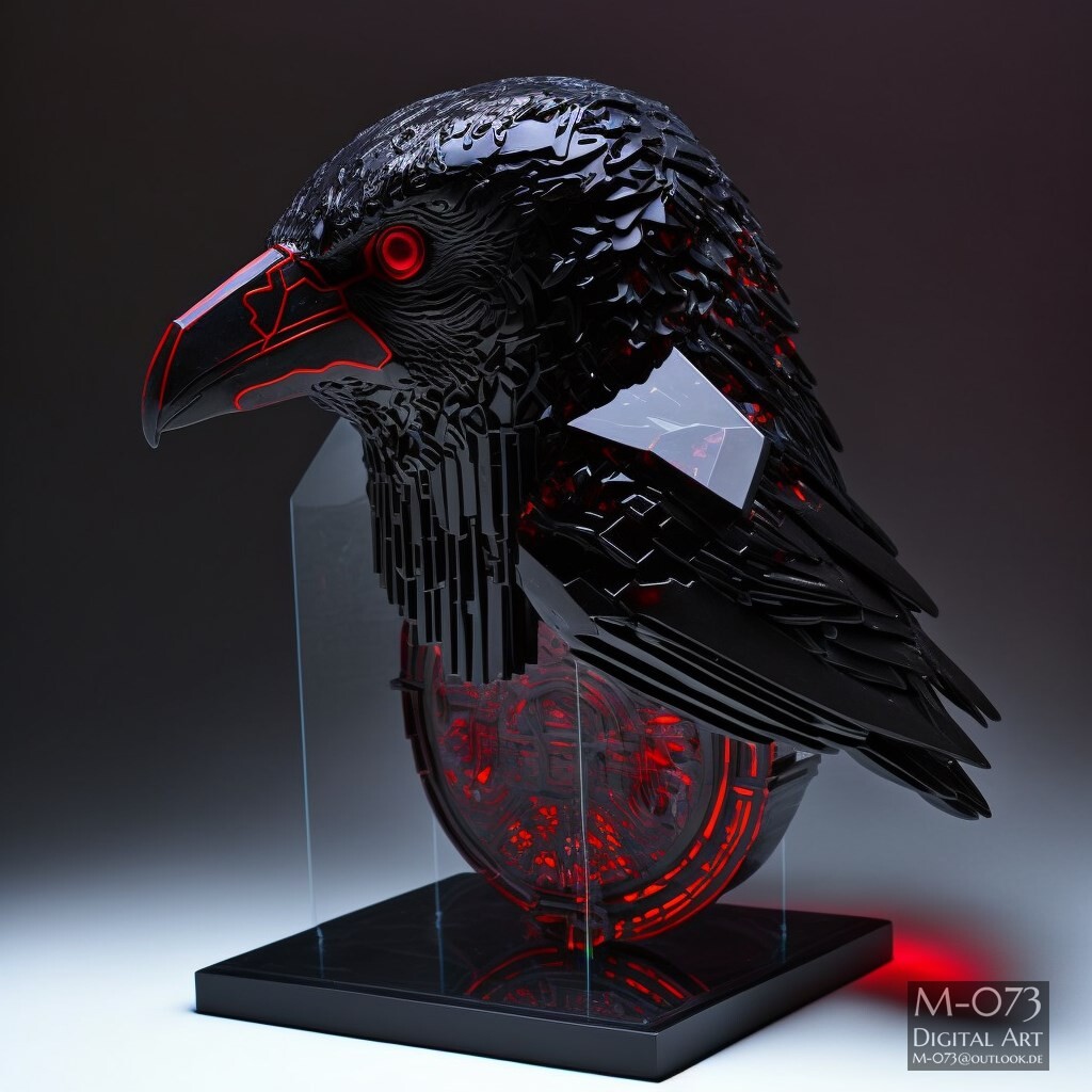 ArtStation - the crow statue - nov22