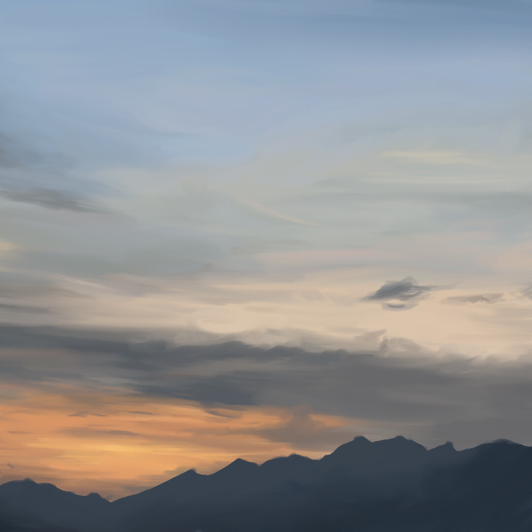 ArtStation - Digital Painting Sky 5