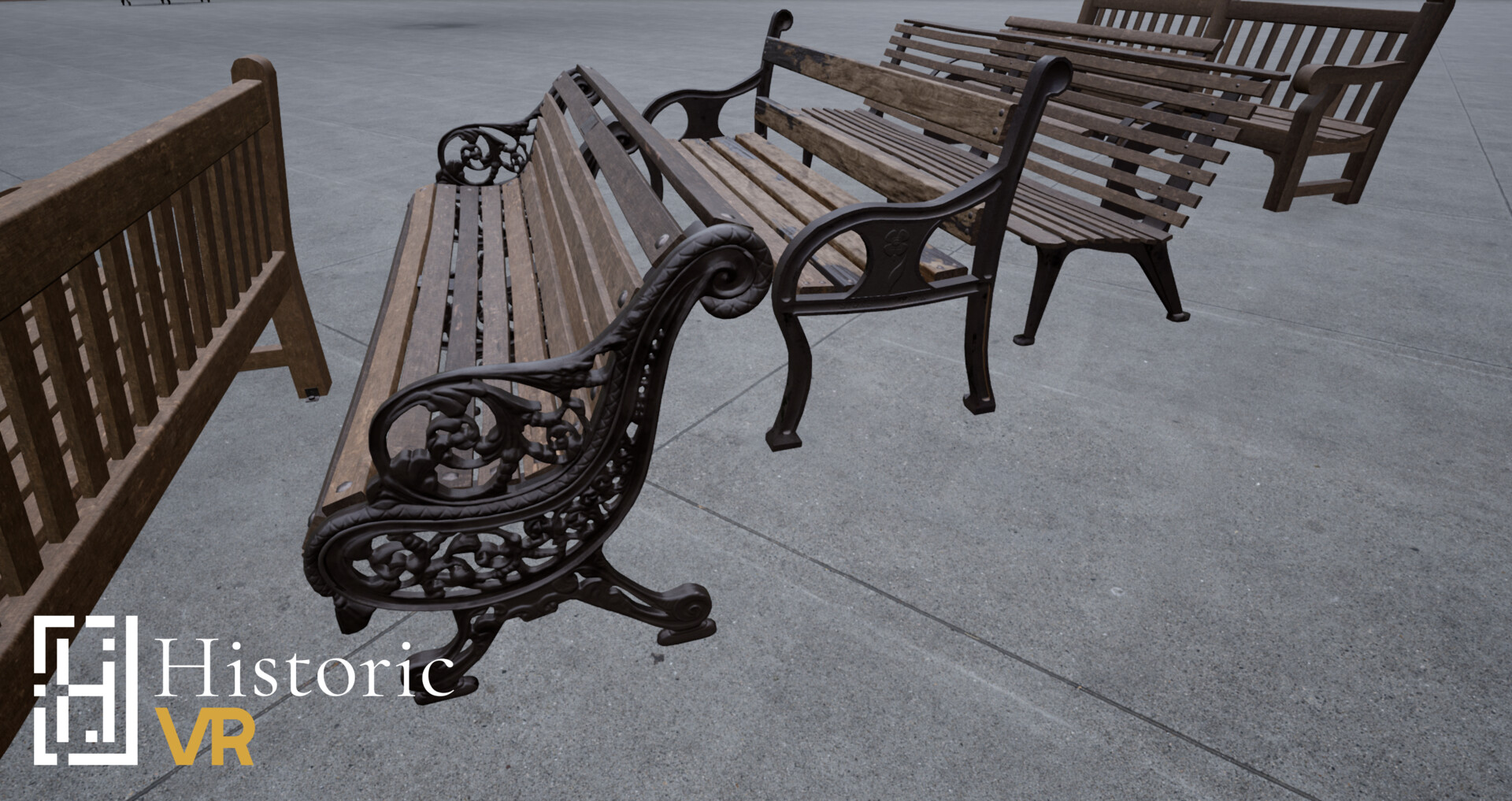 ArtStation - Guildford Benches: Historic VR
