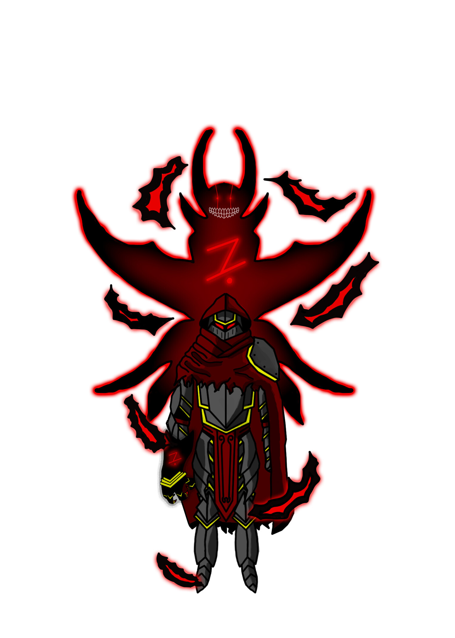 ArtStation - Knight with a demon