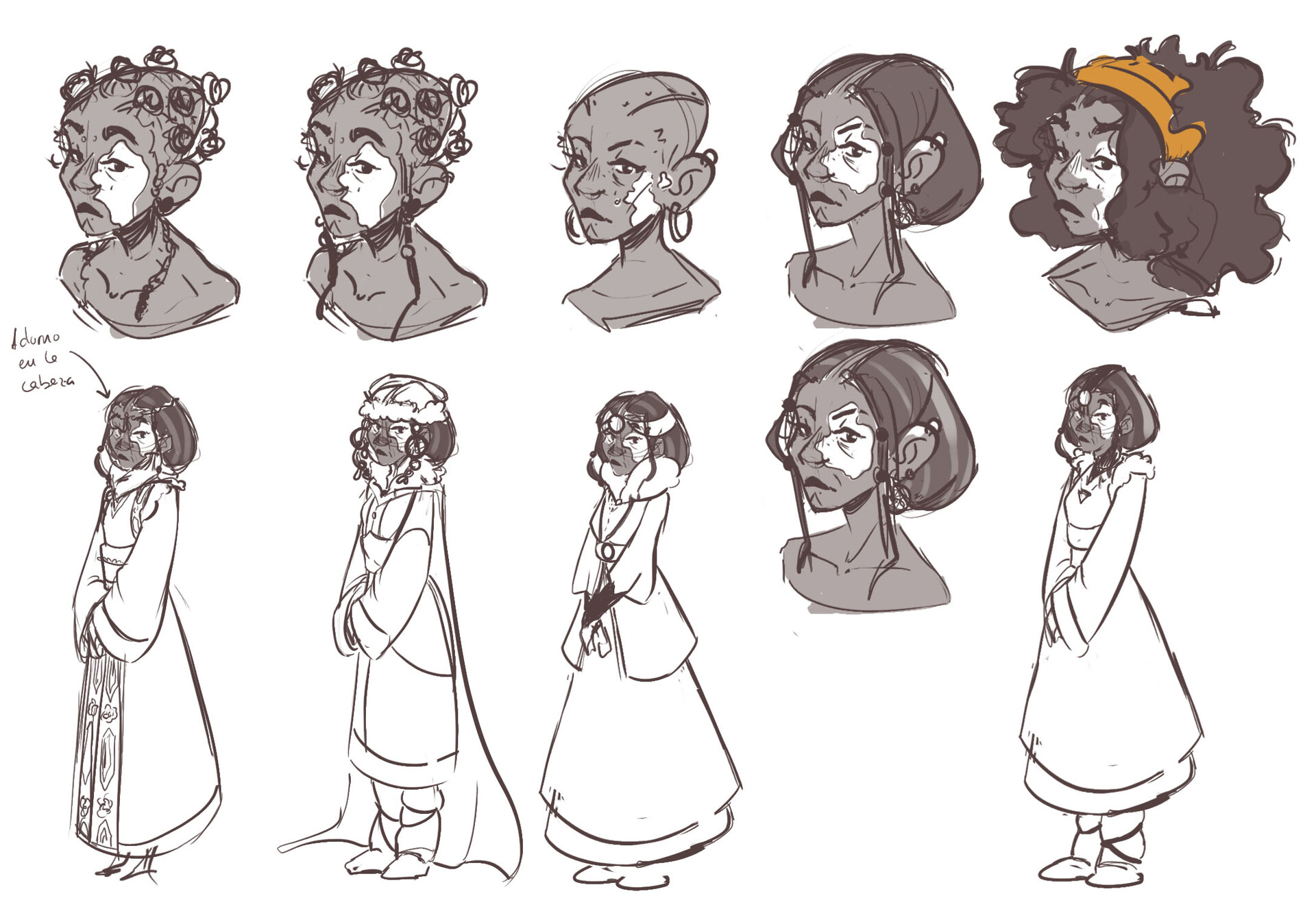 ArtStation - Character exploration: Dhara