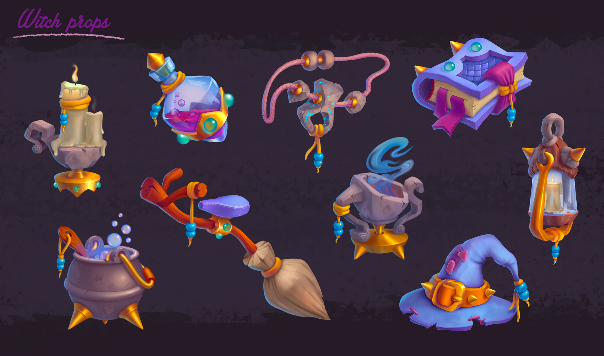 ArtStation - Witch props
