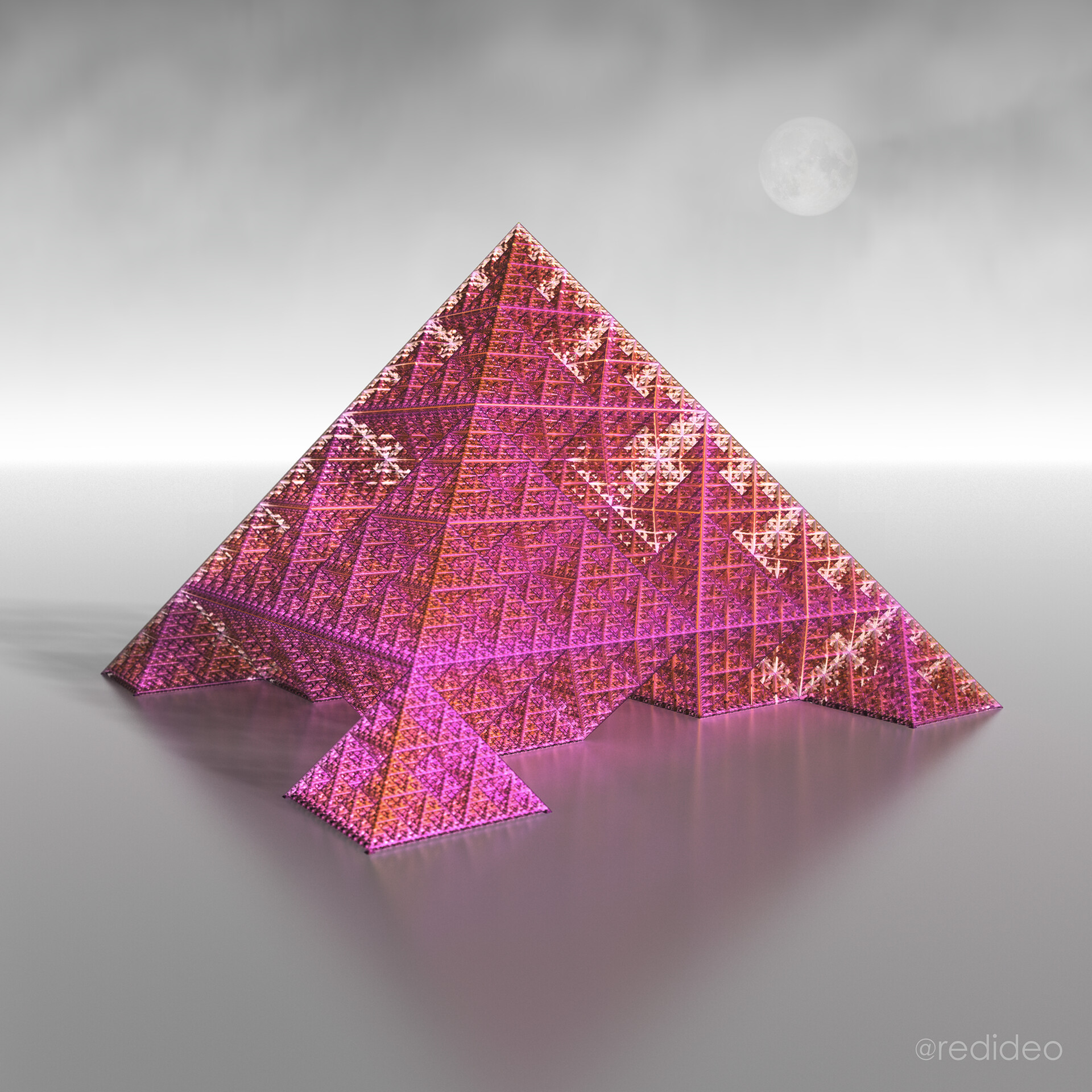 Redideo - Basic 3D fractal created in Mandelbulber