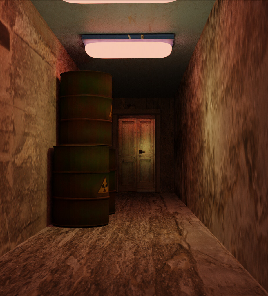 ArtStation - Creepy corridor