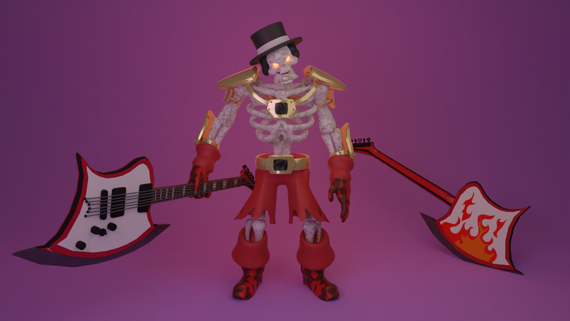 ArtStation - Stylized Skeleton Boss