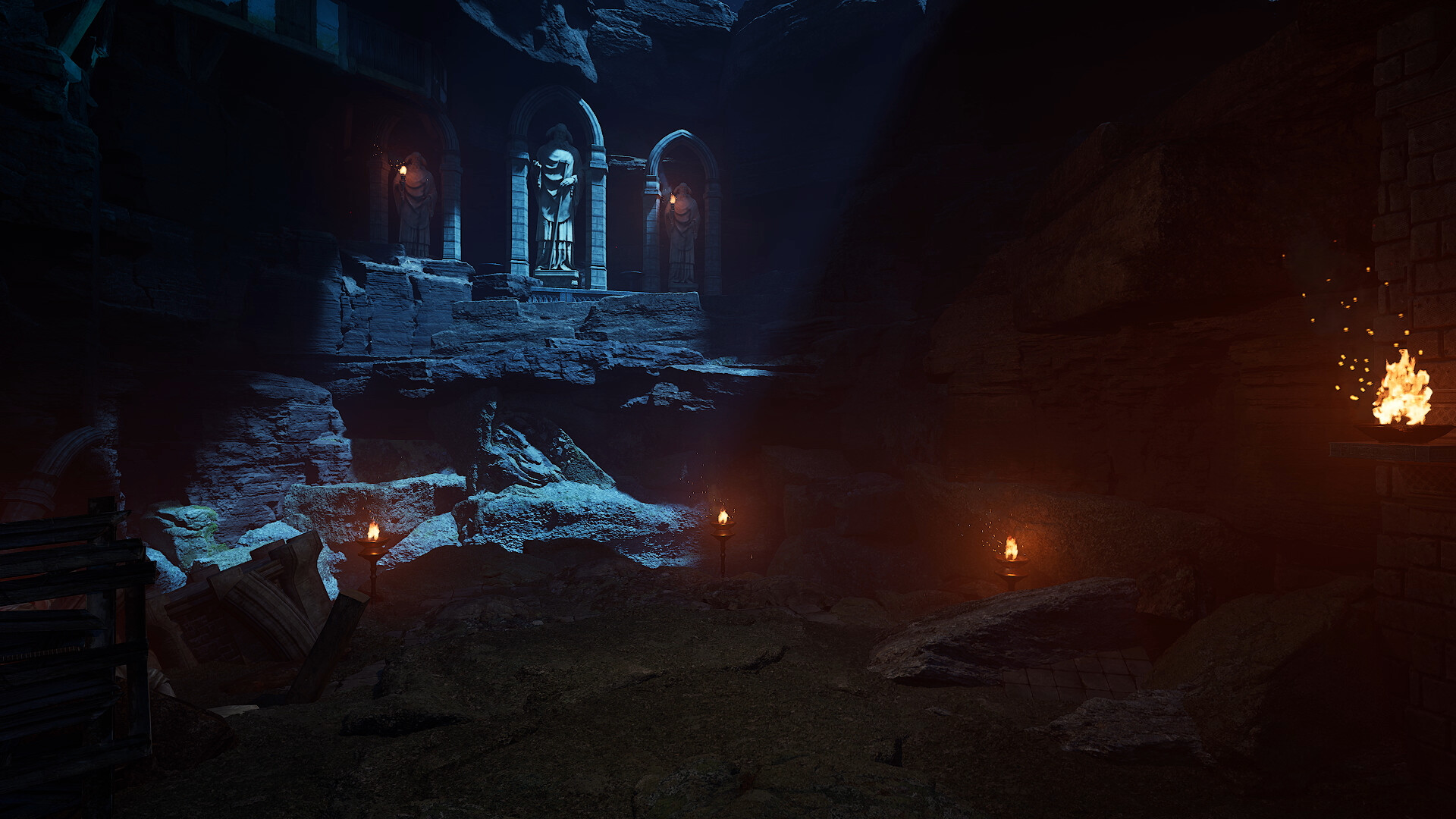 ArtStation - Ancient Underground Temple | Dungeons & Dragons