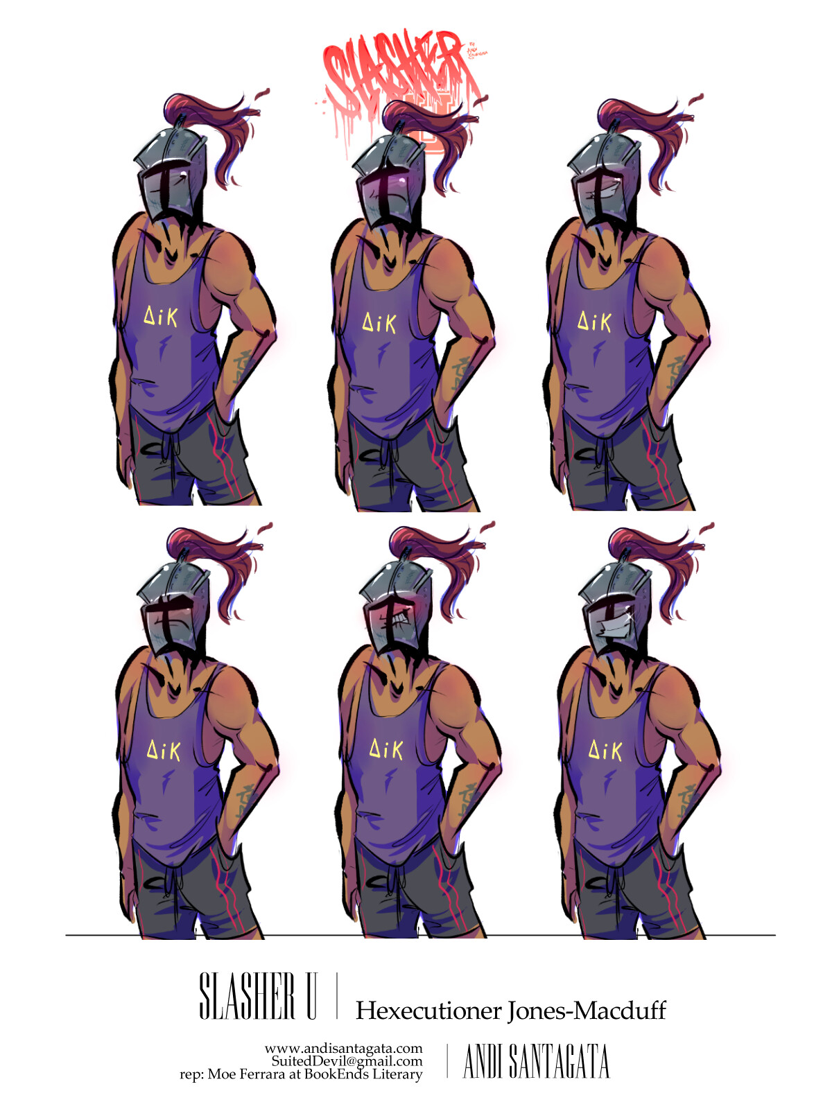 ArtStation - Slasher U Character Art: Hexecutioner