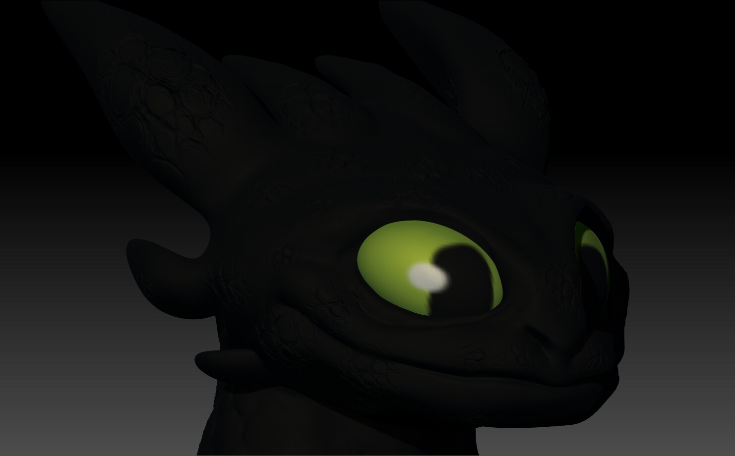 ArtStation - Toothless W.I.P
