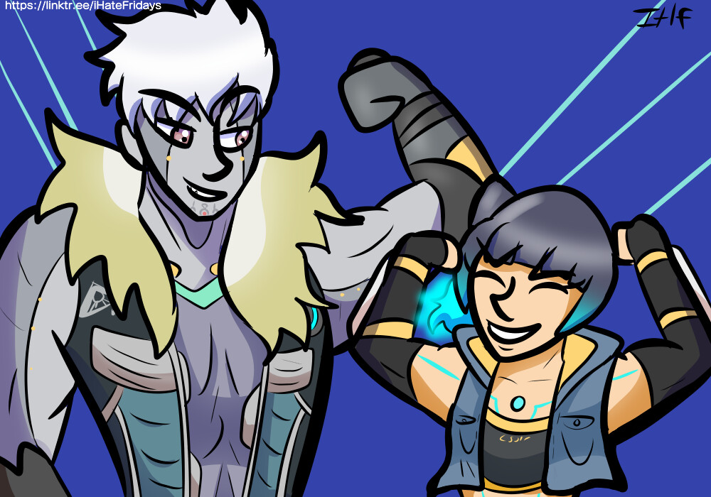 ArtStation - Lanz and Sena [Xenoblade Chronicles 3]