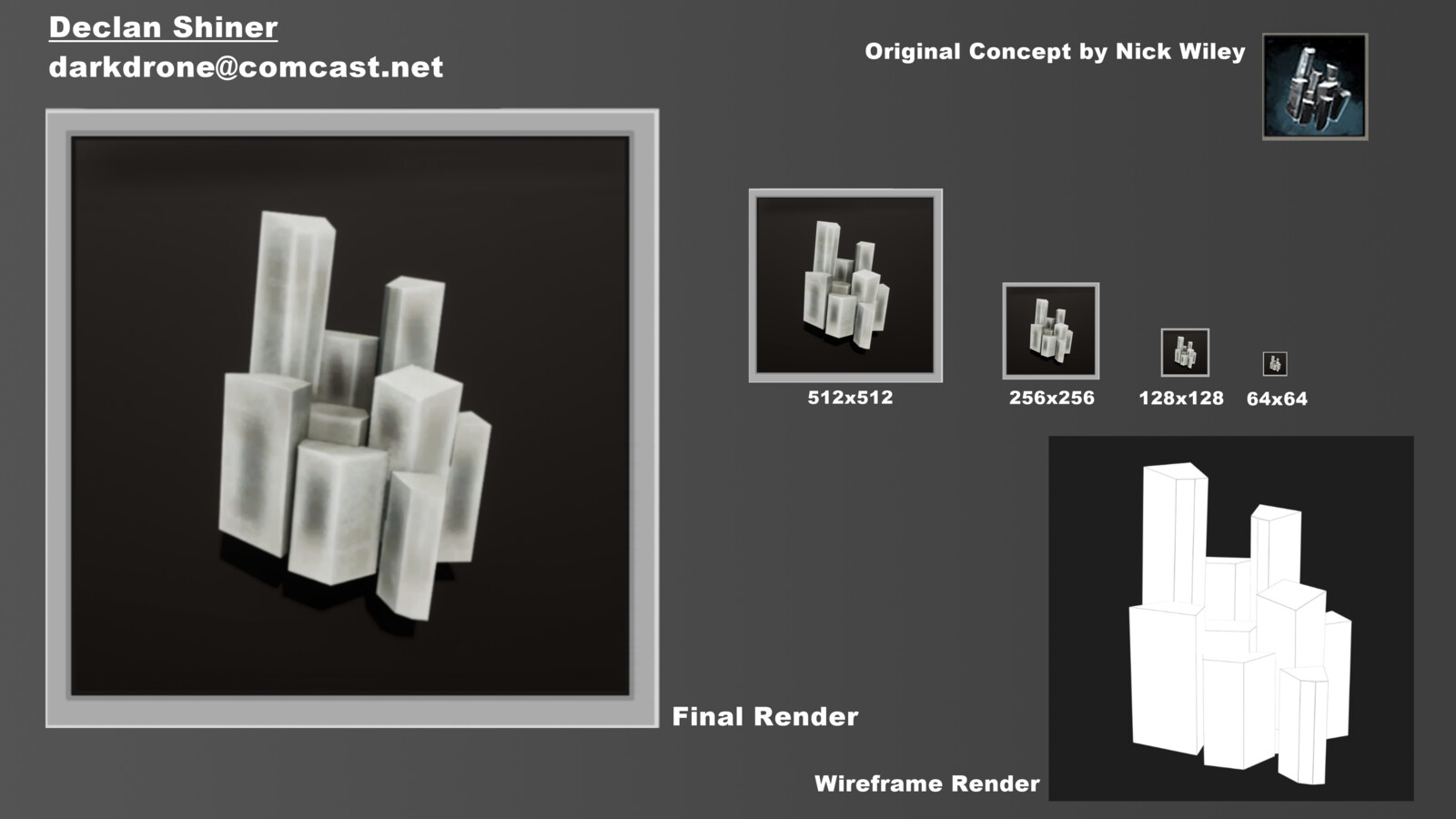 Declan Shiner - Simple Icon Models