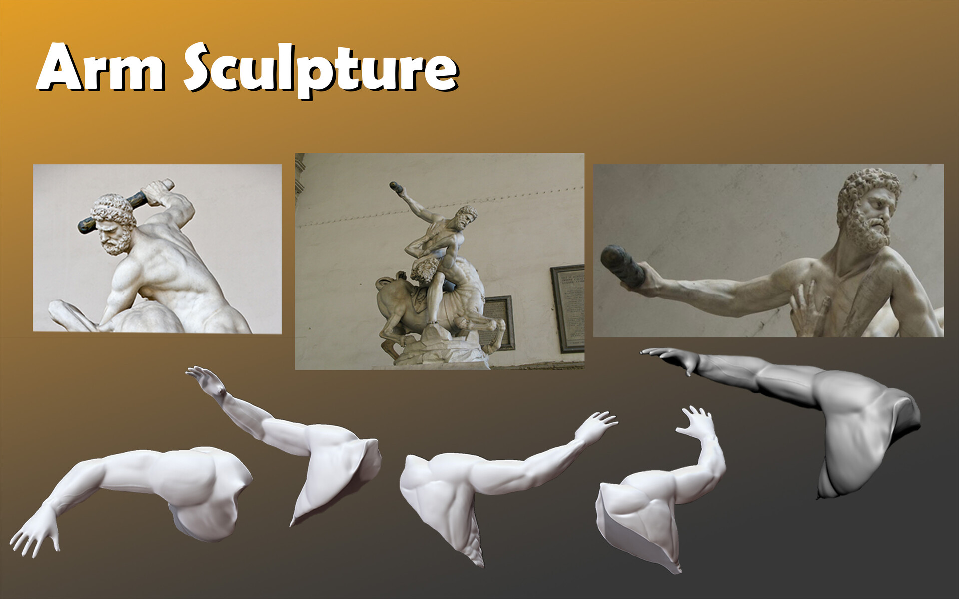 ArtStation - Project 3 Anatomy Arm Study