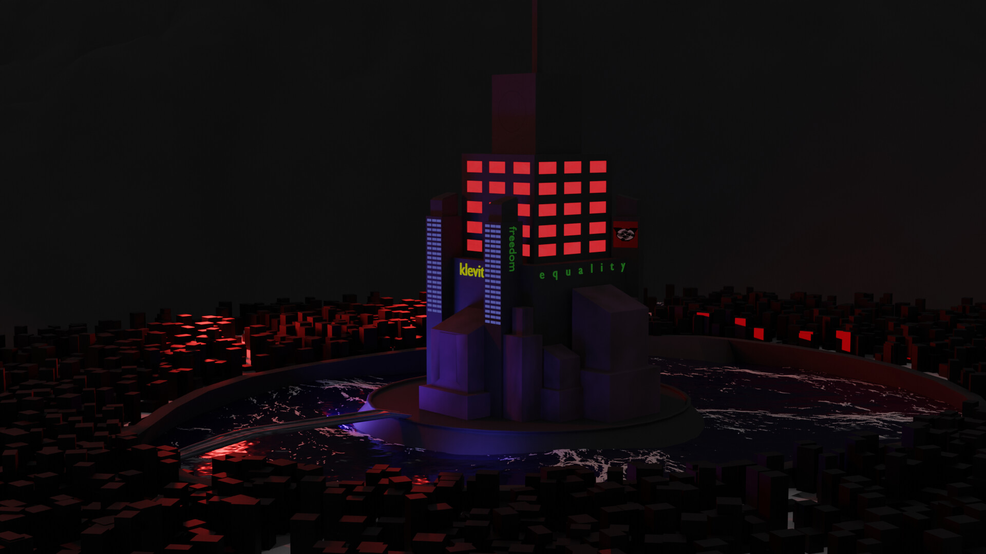 ArtStation - dystopian city