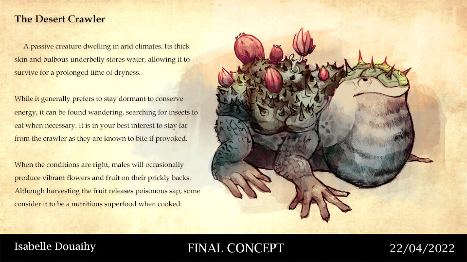 ArtStation - Creature Concept - Desert Crawler