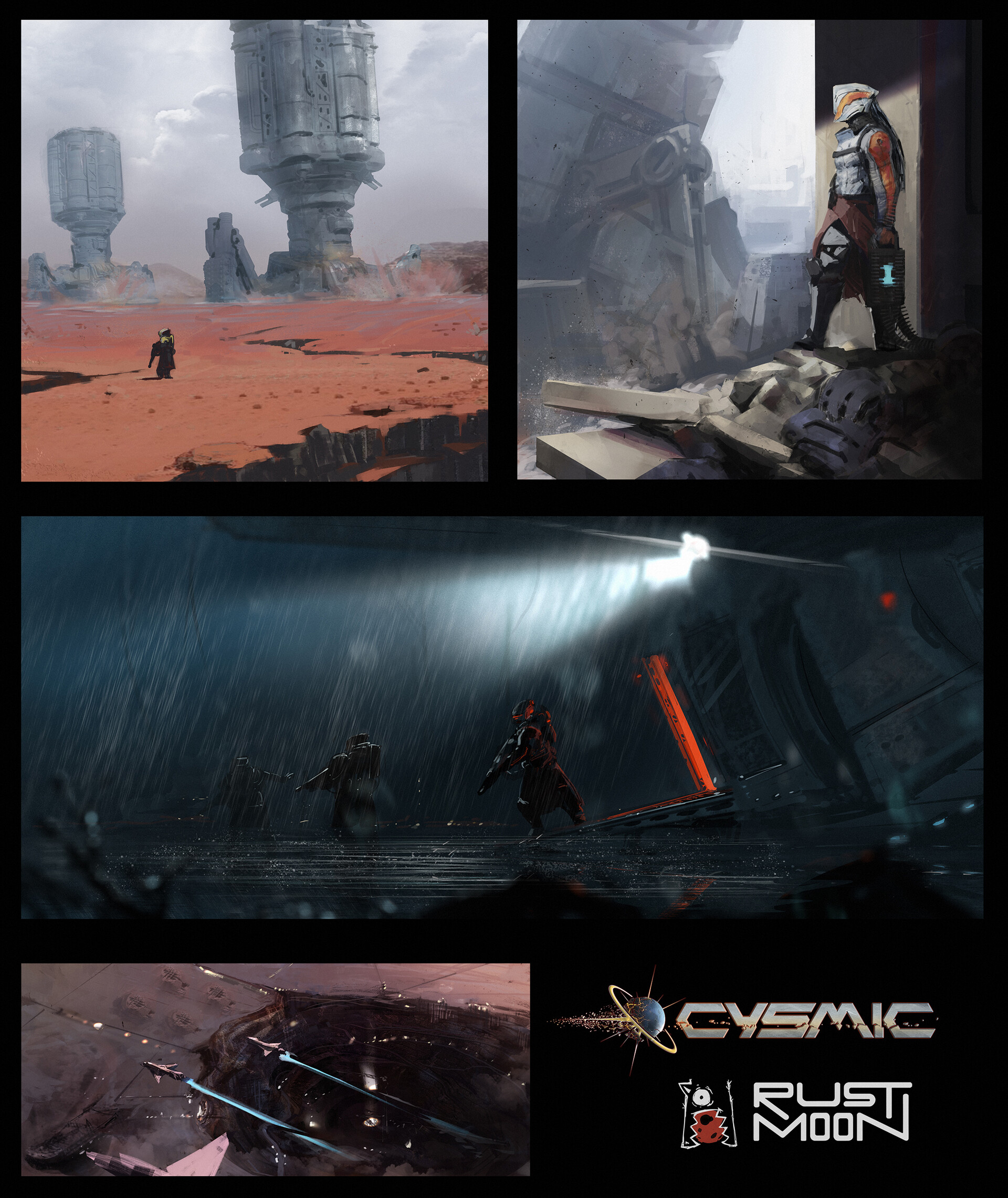 Rust Moon Studios - BoardGame - Cysmic Illustrations