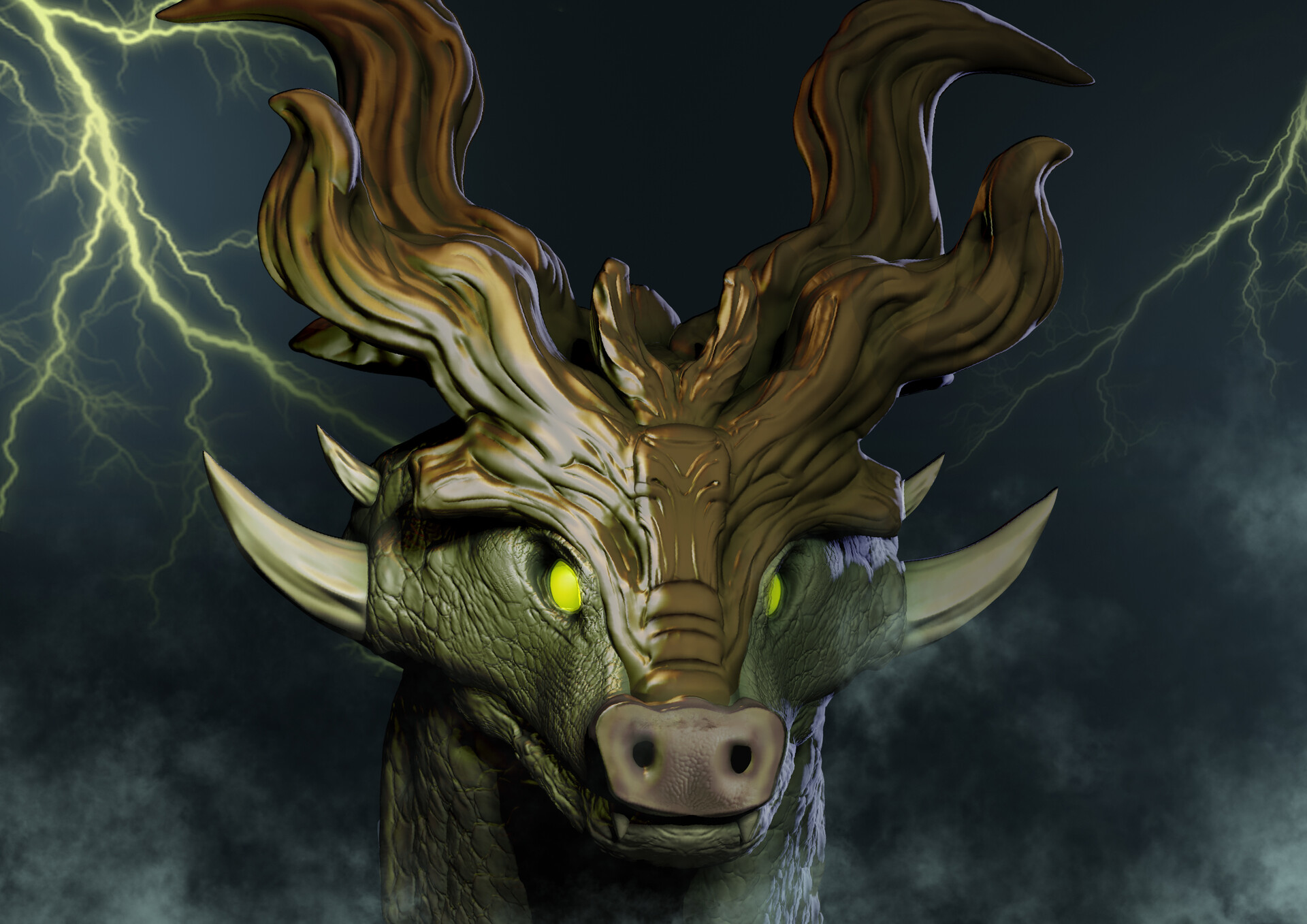 ArtStation - DRAGON PORTRAIT