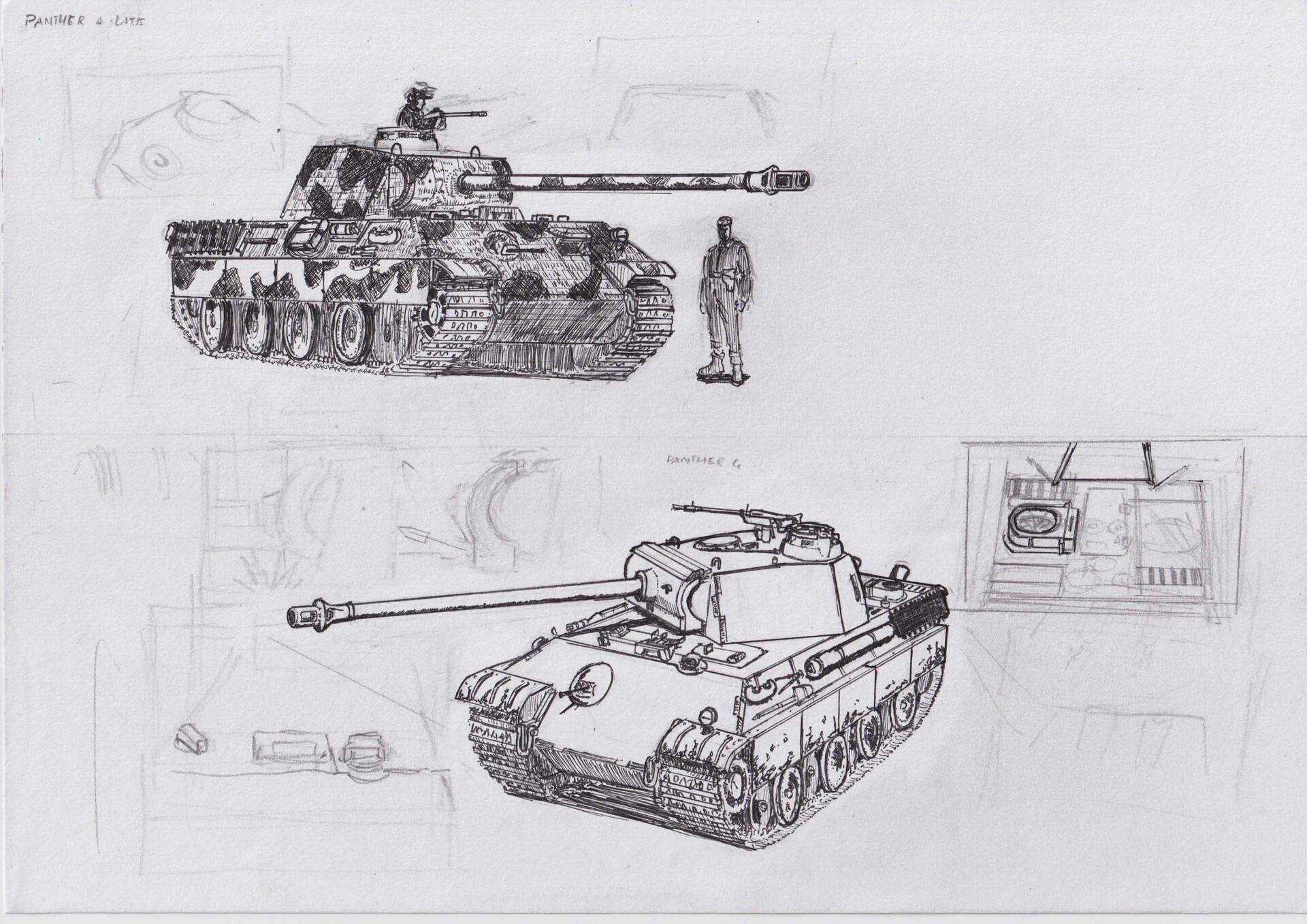 ArtStation - Panther Tanks